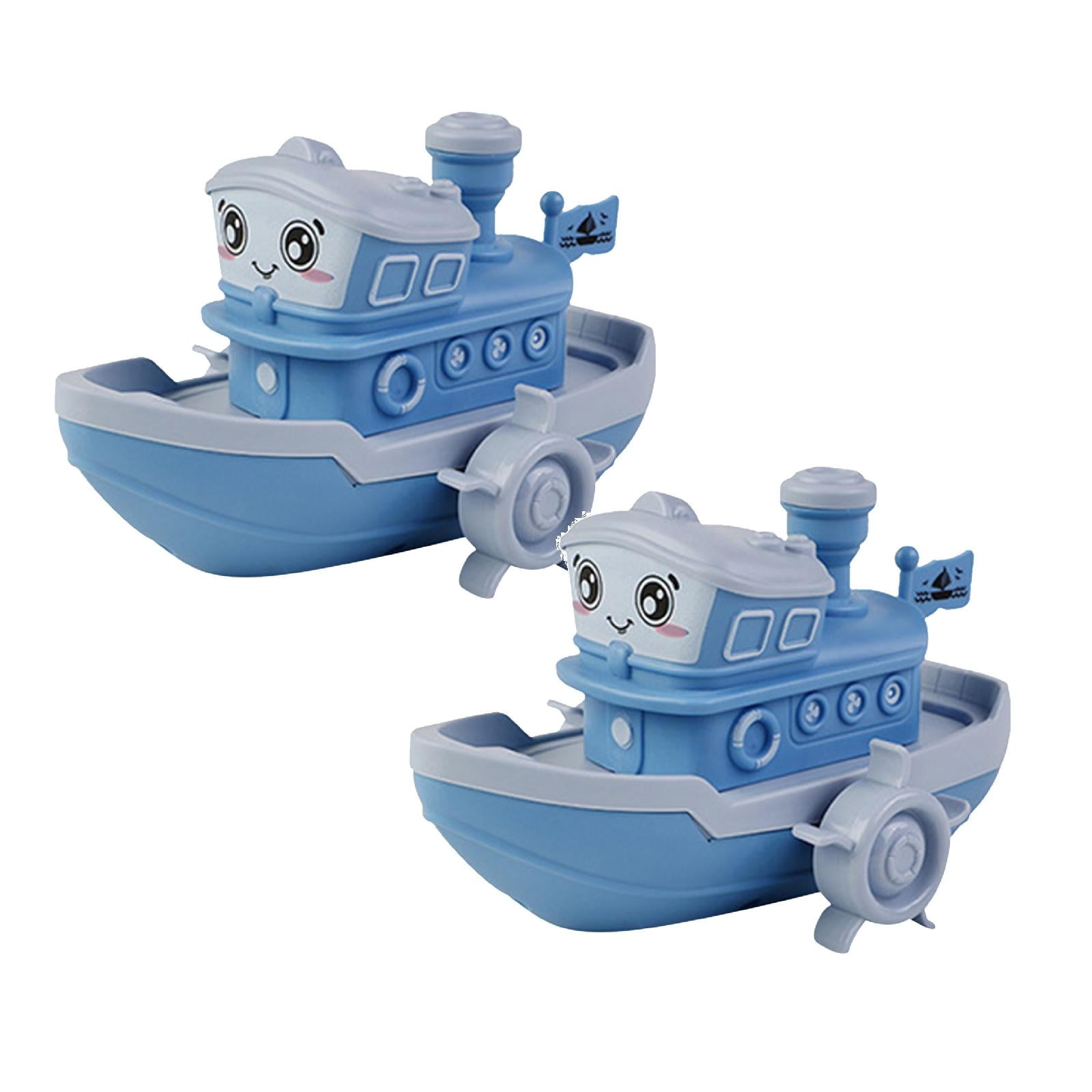 XUYAN 2PCS Windup Ship Bath Toy, Funny Wind-up Steamship Bathtub Toy ...