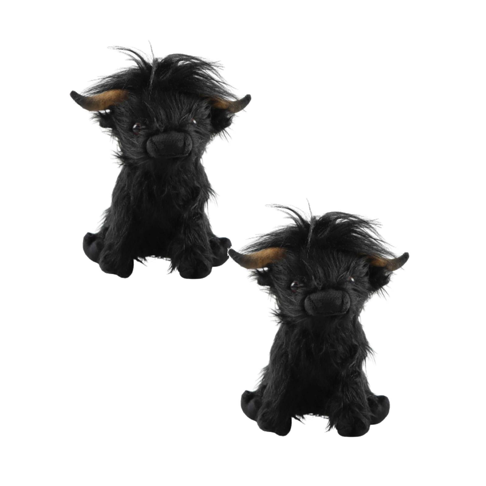 XUYAN 2pcs Highlands Cow Stuffed Animal Plush Soft Stuffed Plush Cow ...