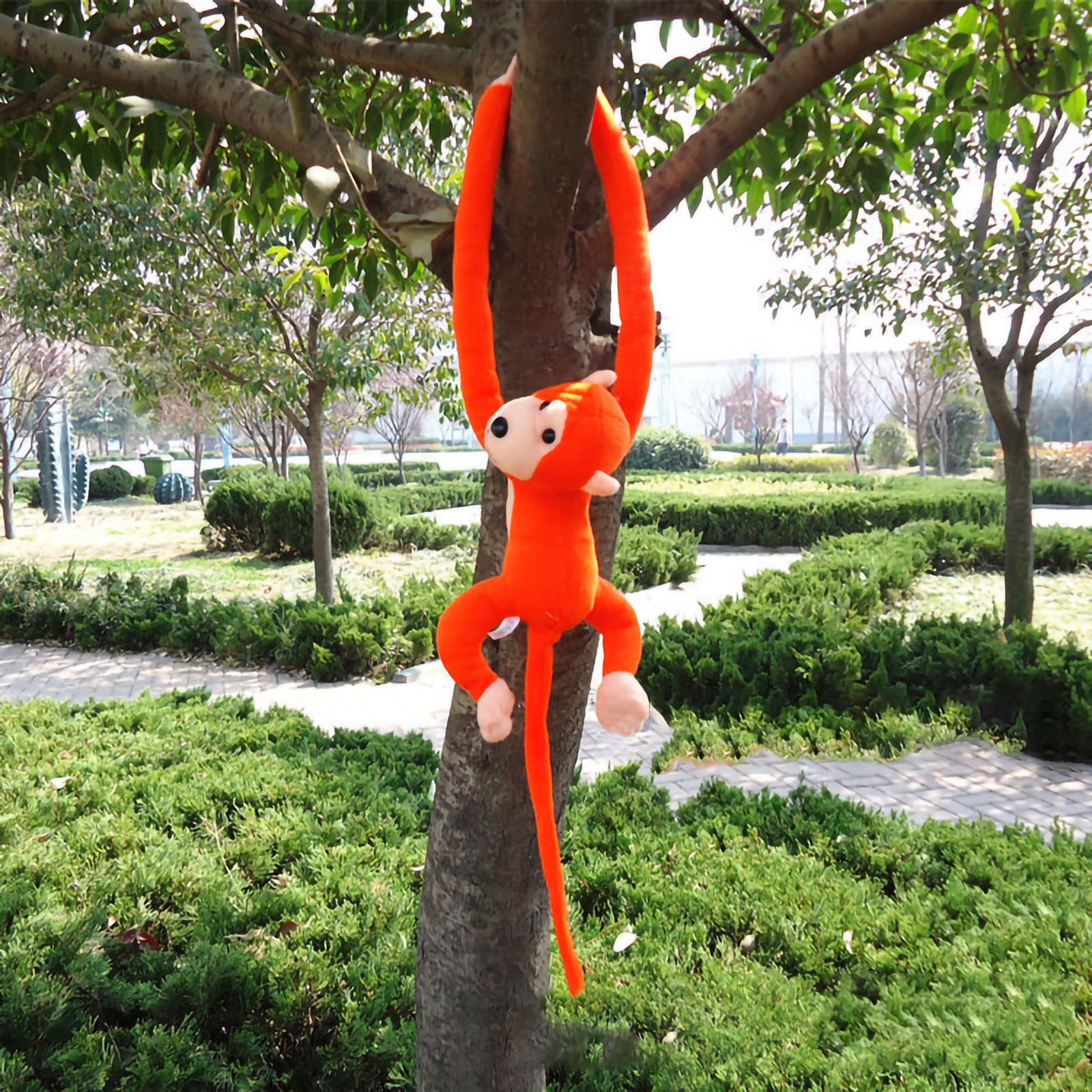 XUYAN 60cm Kawaii Long Arm Tail Monkey Stuffed Doll Plush Curtains Baby ...