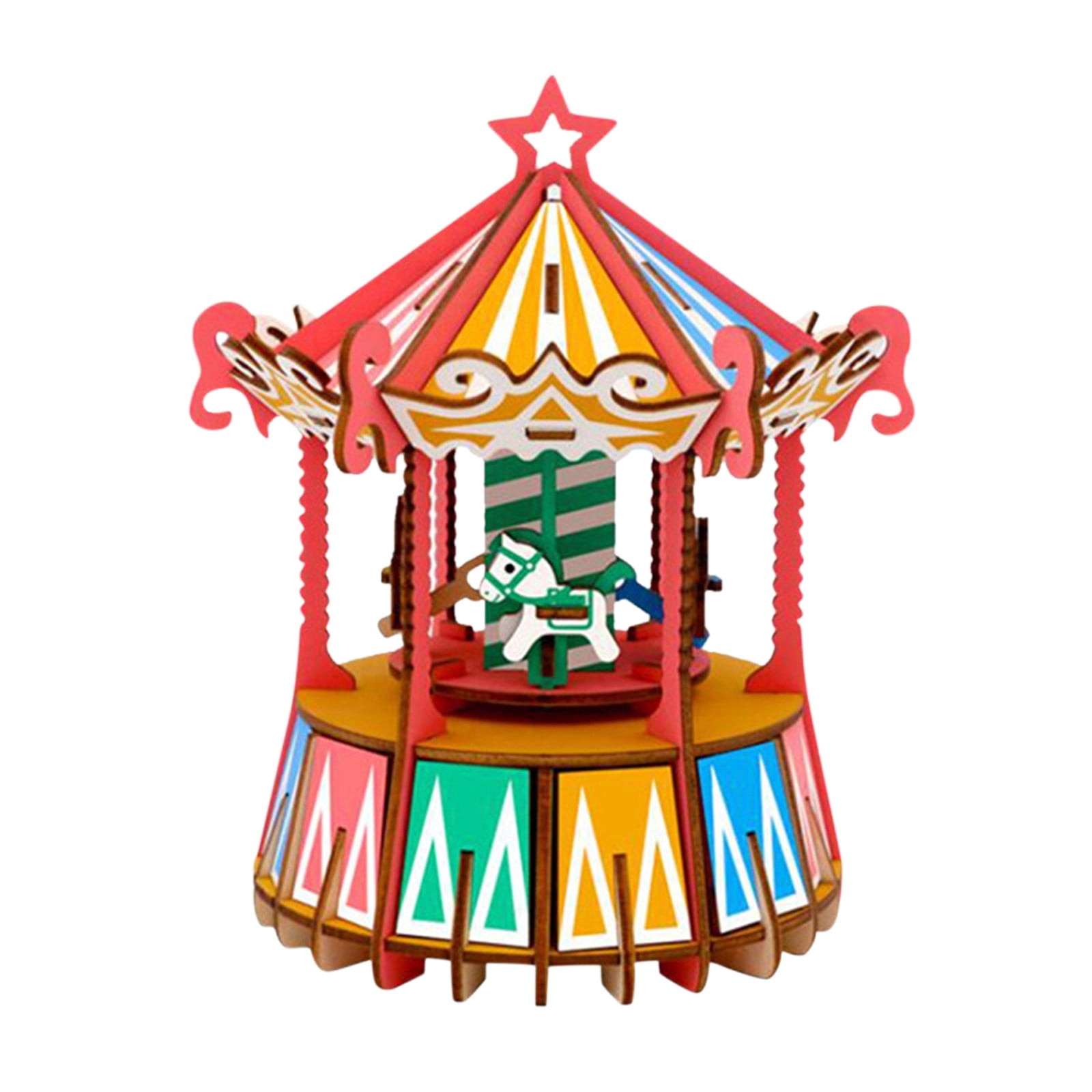 XUYAN 84PCS Children's Wooden 3D Three-dimensional Puzzle Adult ...