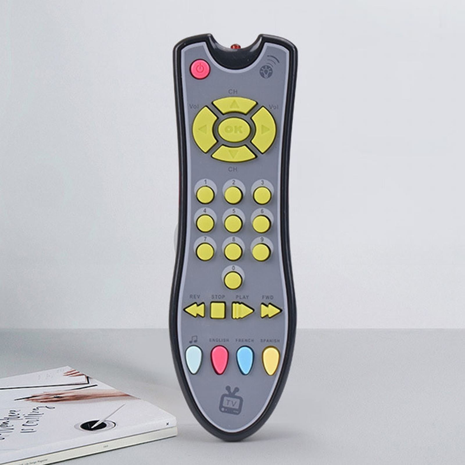 XUYAN Baby Remote Control Toy with Light Sound Realistic Toddler TV ...