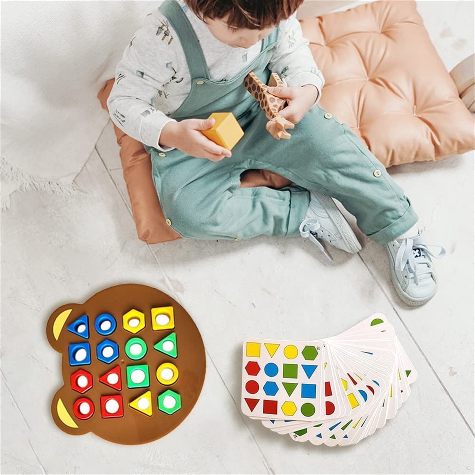 XUYAN Children's Early Education Puzzle Color Recognition Geometric ...