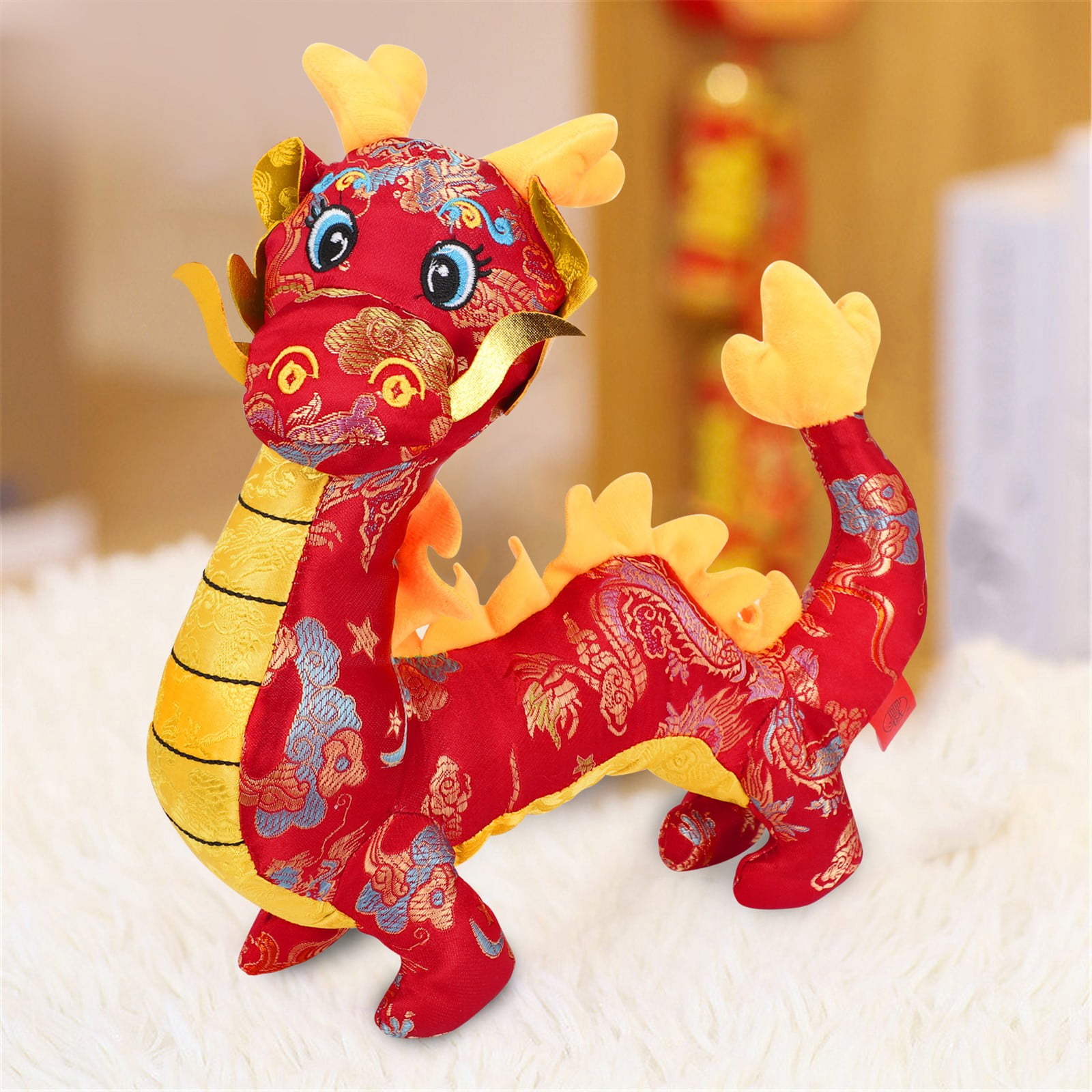 XUYAN Chinese Dragon Plush 2024 Chinese New Year Dragon Stuffed Animals ...