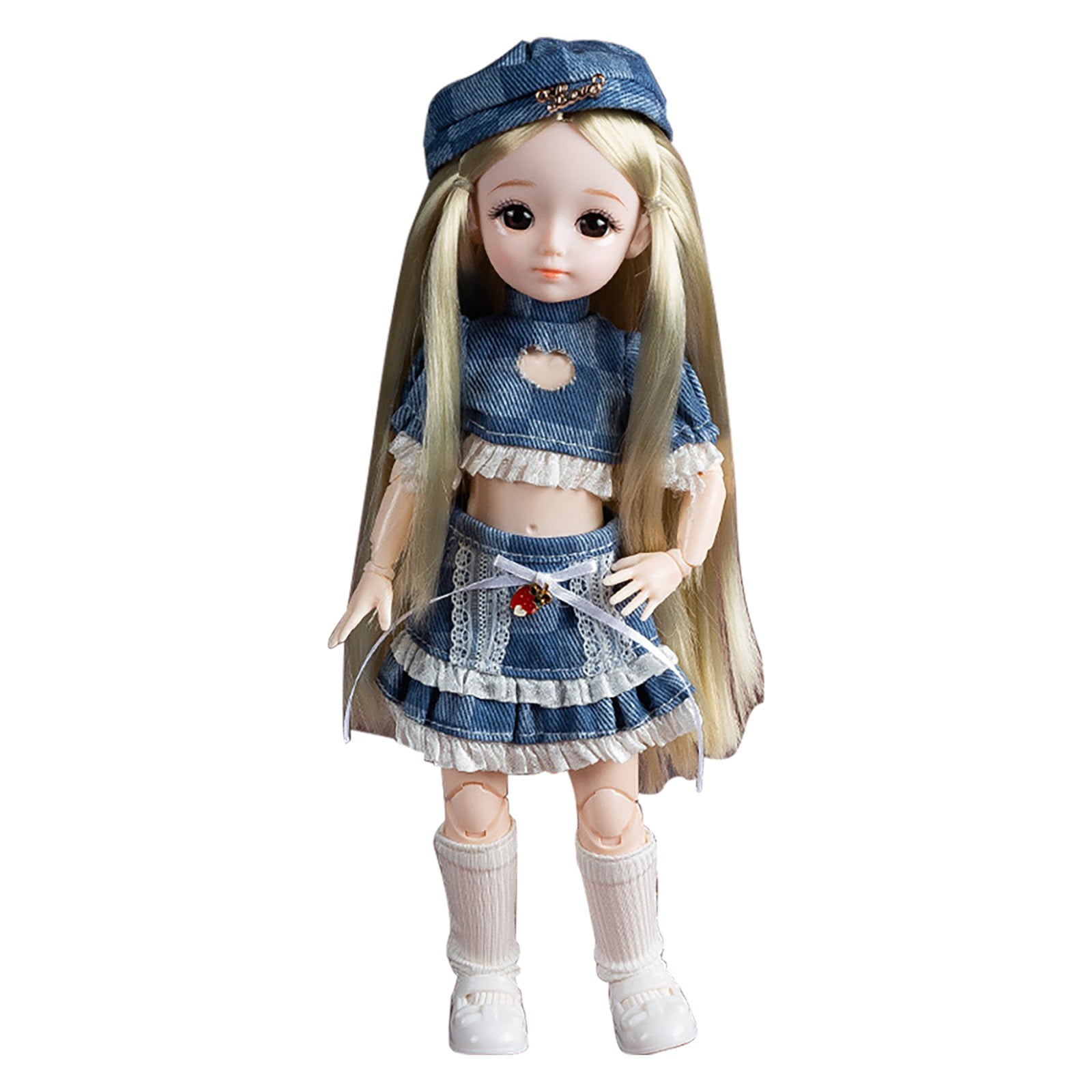 XUYAN Clearance 12 Inch Anime Fashion Mechanical Joint Posable Doll ...