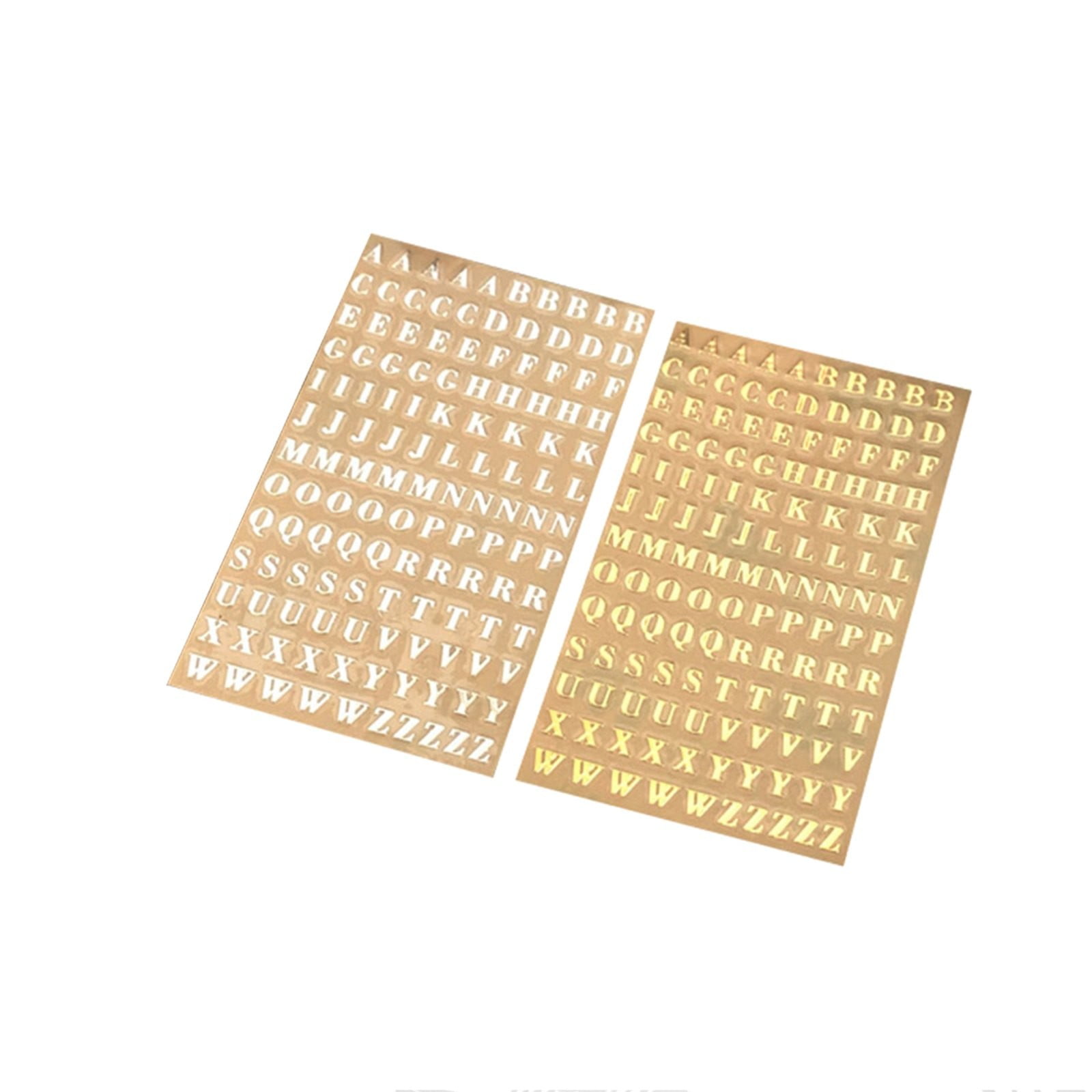 XUYAN Mini Letter Numbers Metal Handmade DIY Letter Sticker Anti Fade ...