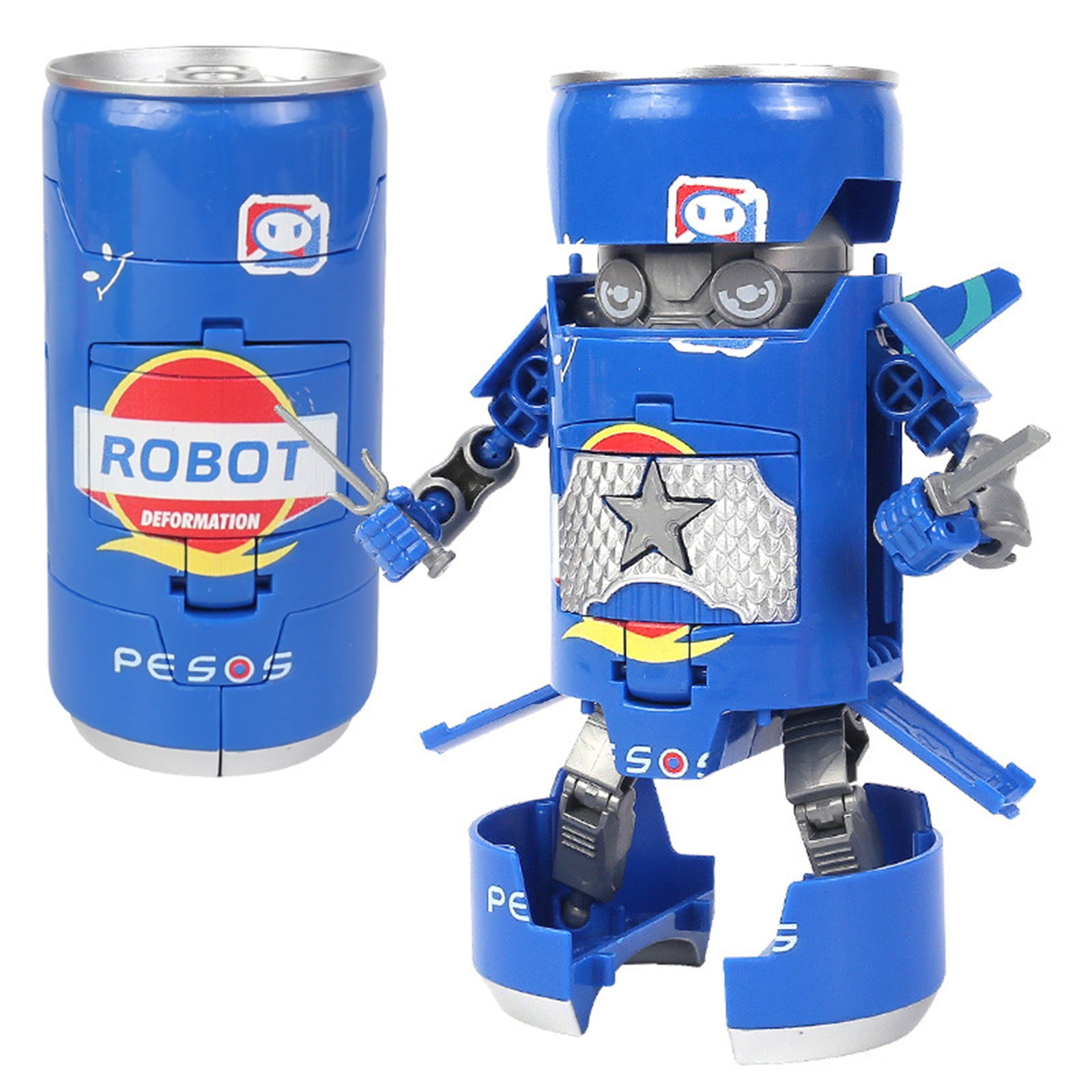 XUYAN Morphing Toy Model Drink Robot Morphing Robot Morphing Toy Robot ...