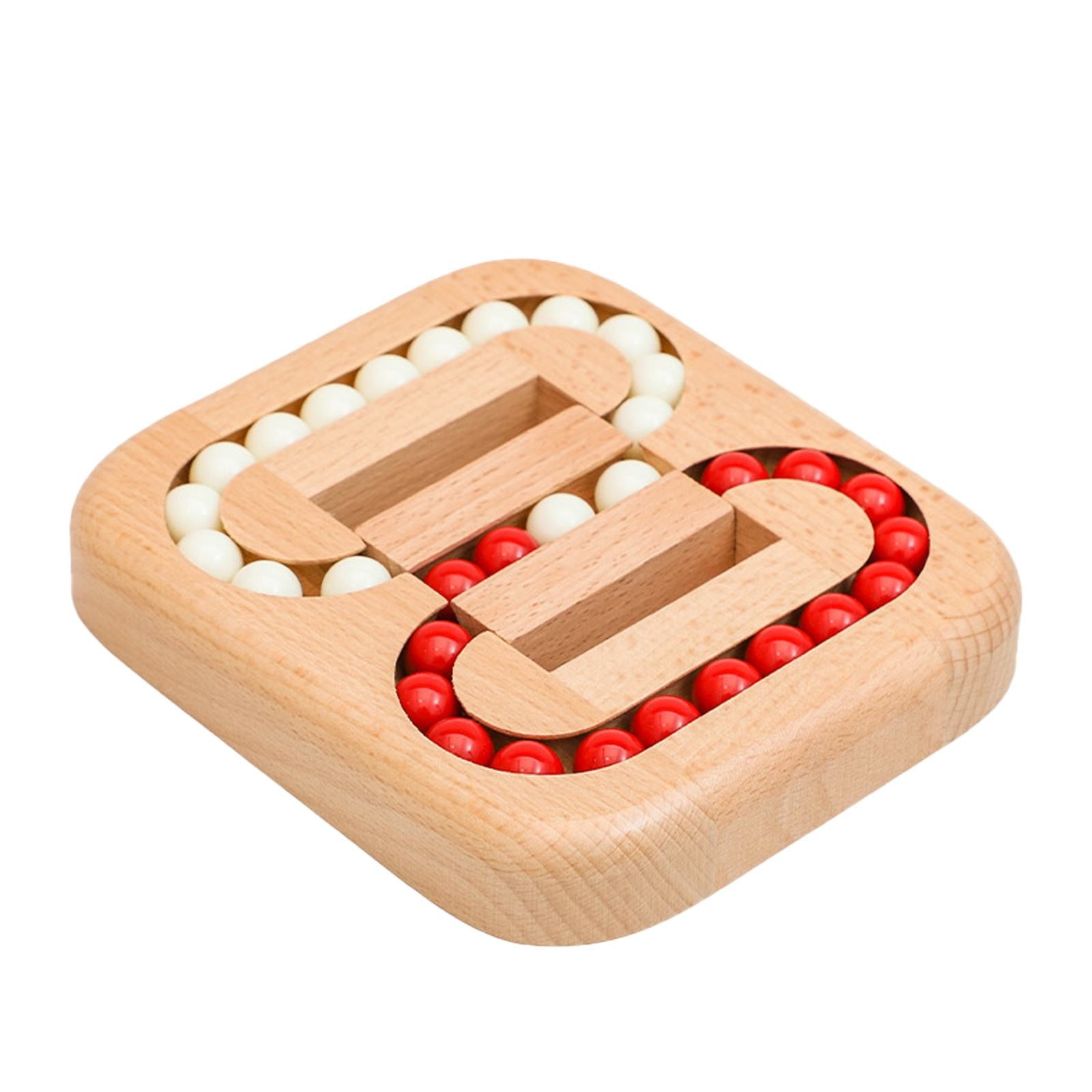 XUYAN Rotating Fingertip Toy Wood Puzzles Cube Rotating Brain Teaser ...