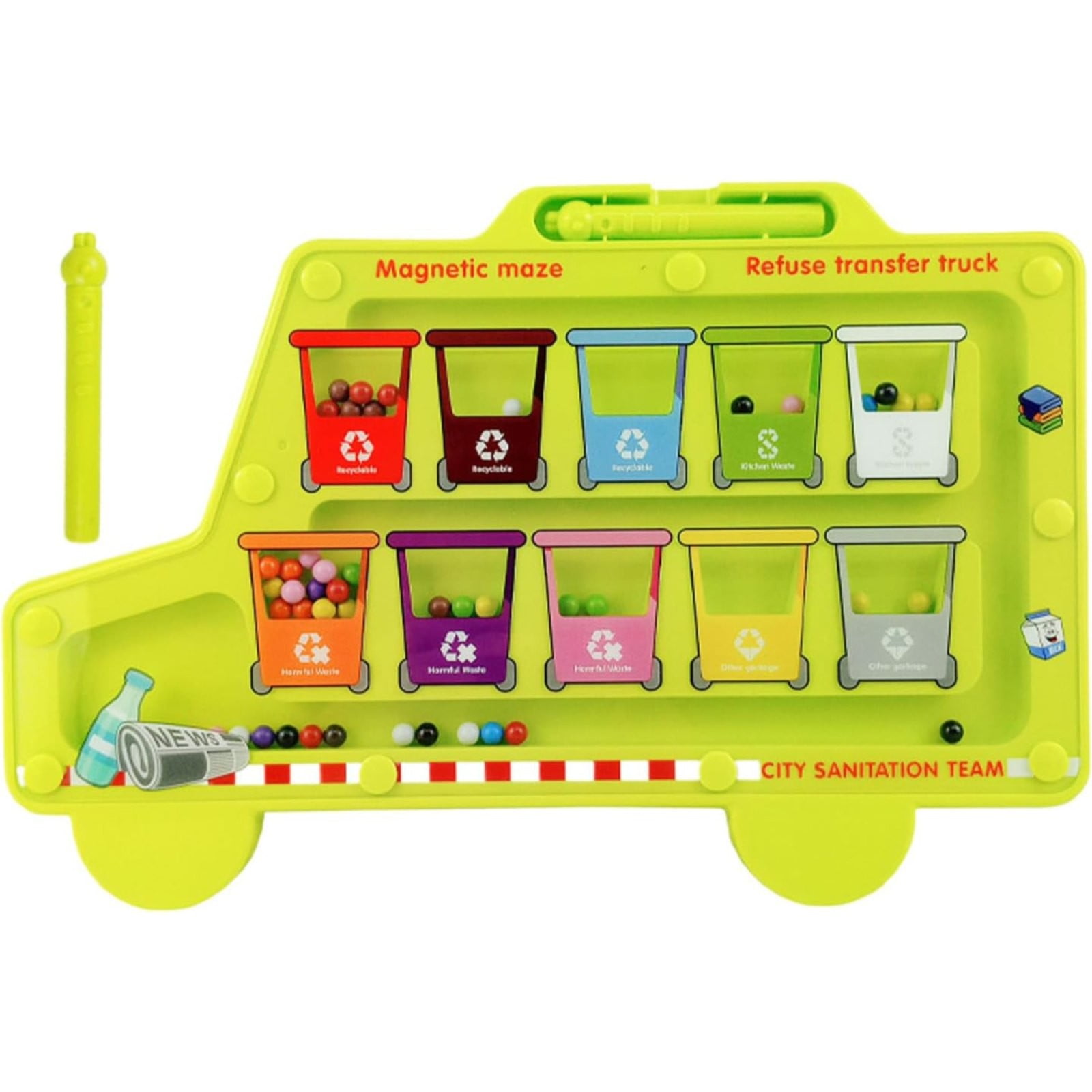 XUYAN Color and Number Maze Color Allocation Game with Learning Board Early Education Toy ...