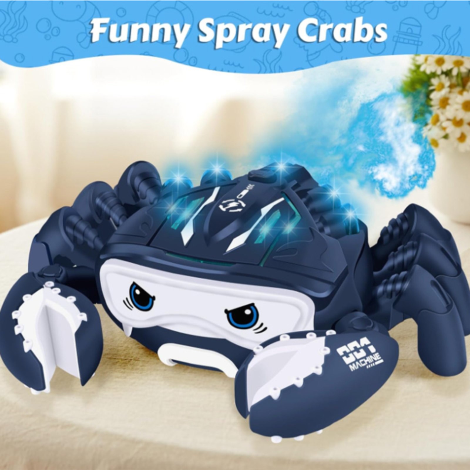 XUYAN Crawling Crab Baby Toy Electronic Crab Interactive Toddlers Toy ...