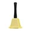 AUDeals Hand Bell Silver Steel Bell Ringing Bell with Handle Dinner ...
