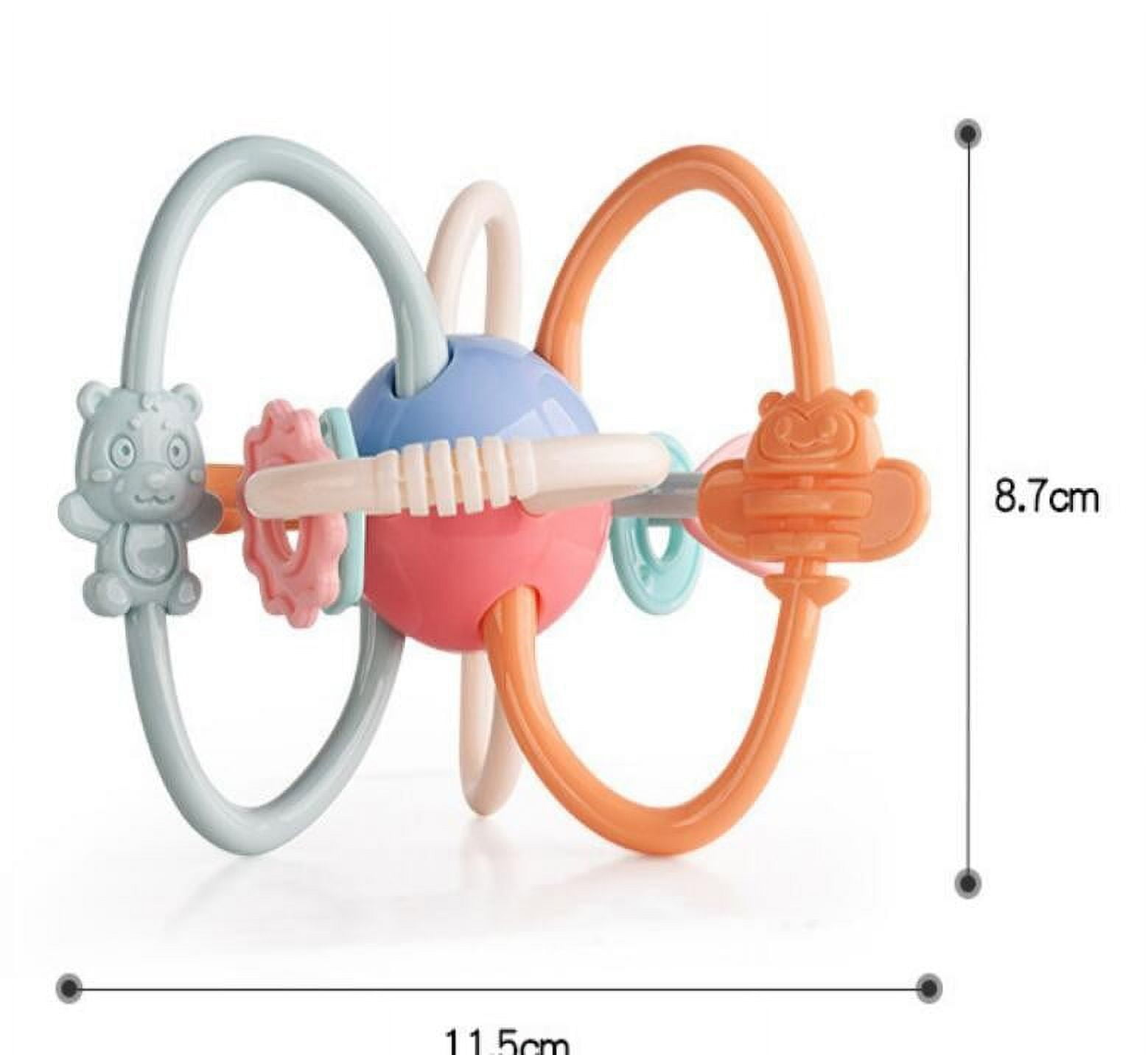 XUYAN Hand Ball Baby Silicone Bitable Teeth Grinding Stick Baby Toy ...