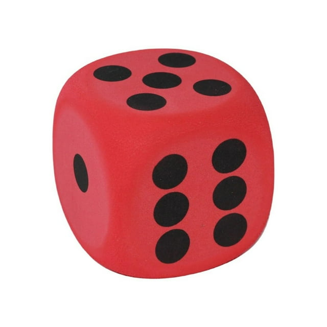 XUYAN Large Foam Dice Color Foam Dice 3.15 Inches Big Dice for Building ...