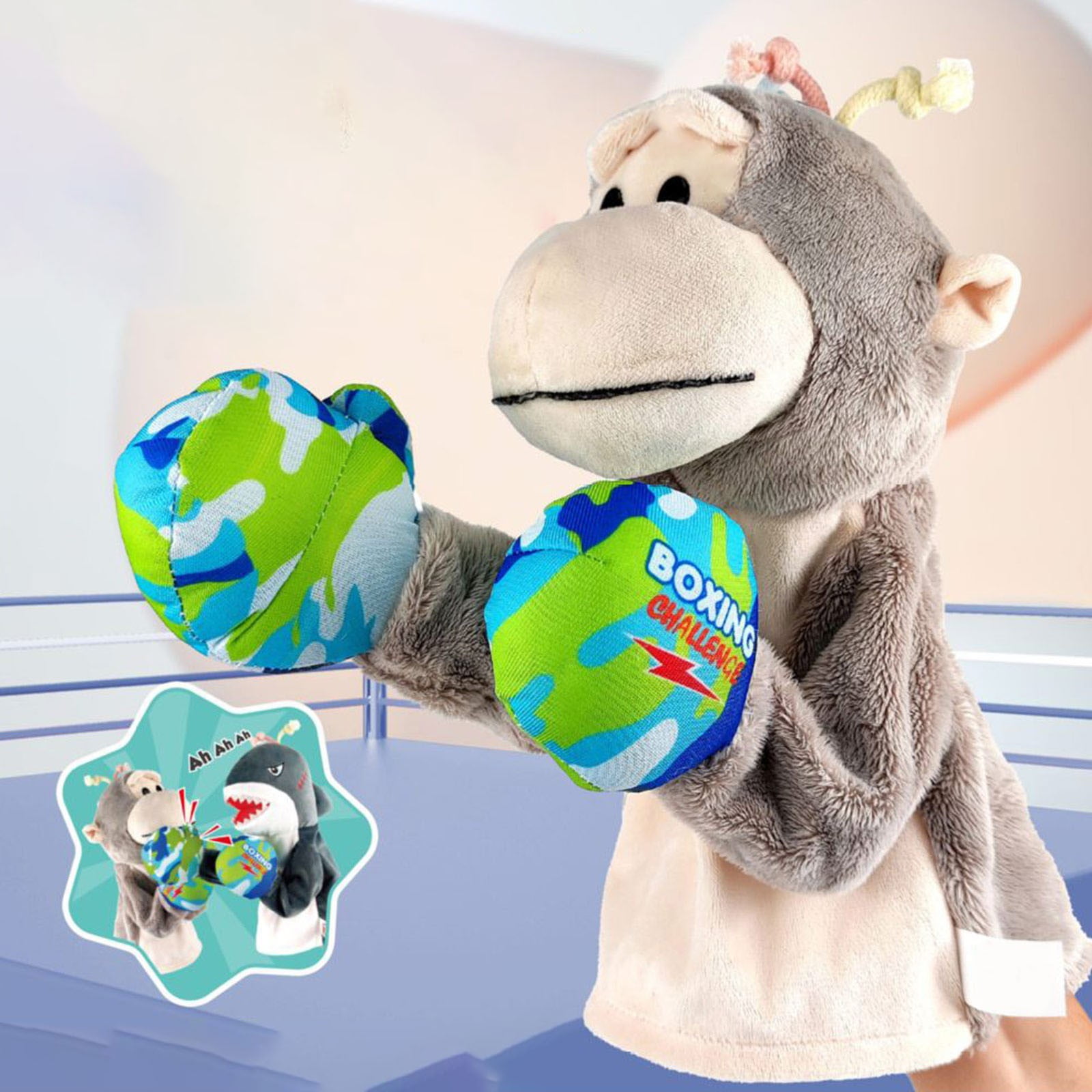 XUYAN New Hand Puppet Boxing Doll The Same Parent Child Interactive ...