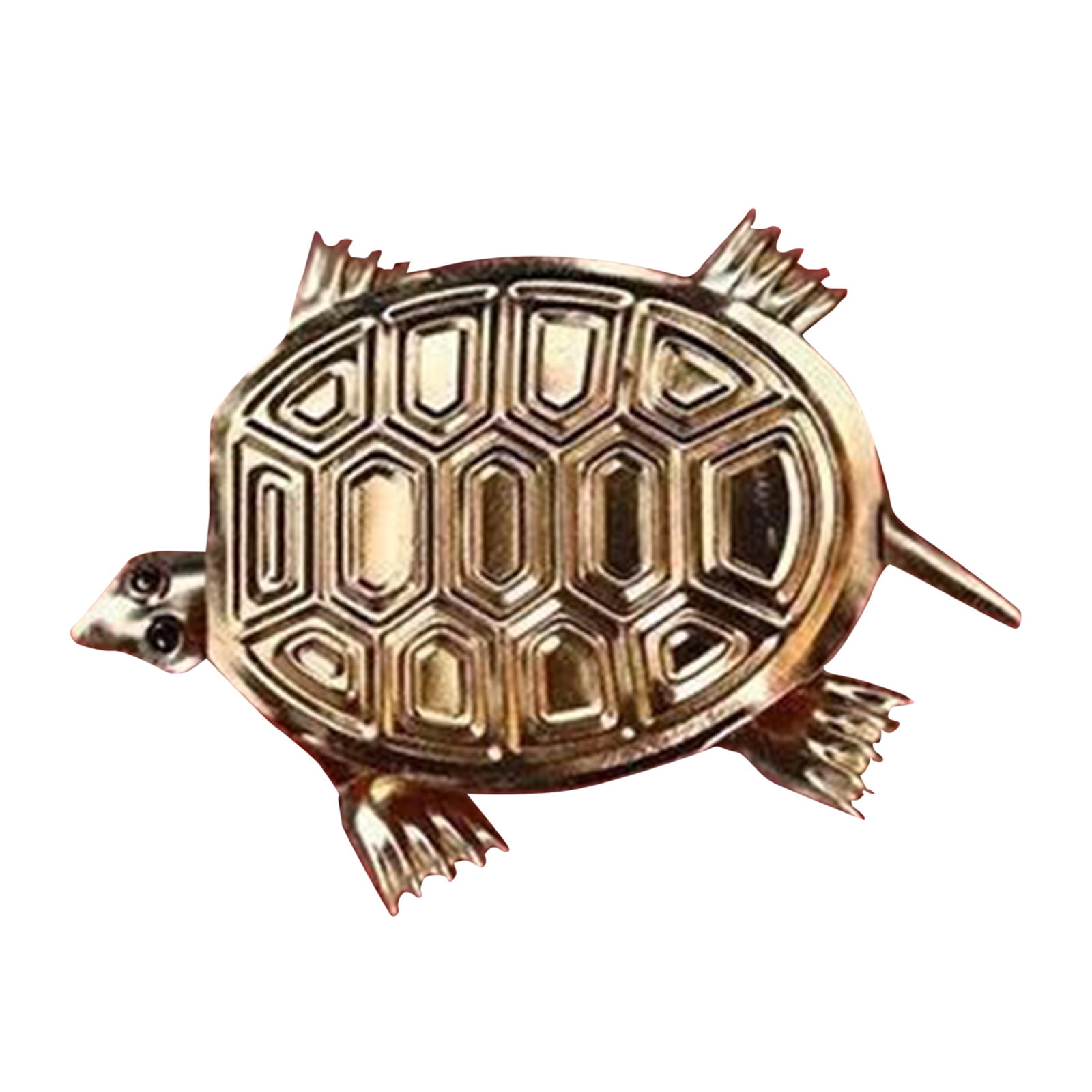 XUYAN Swaying Gold Turtle Statue Tortoise Figure Home Office Decorative ...