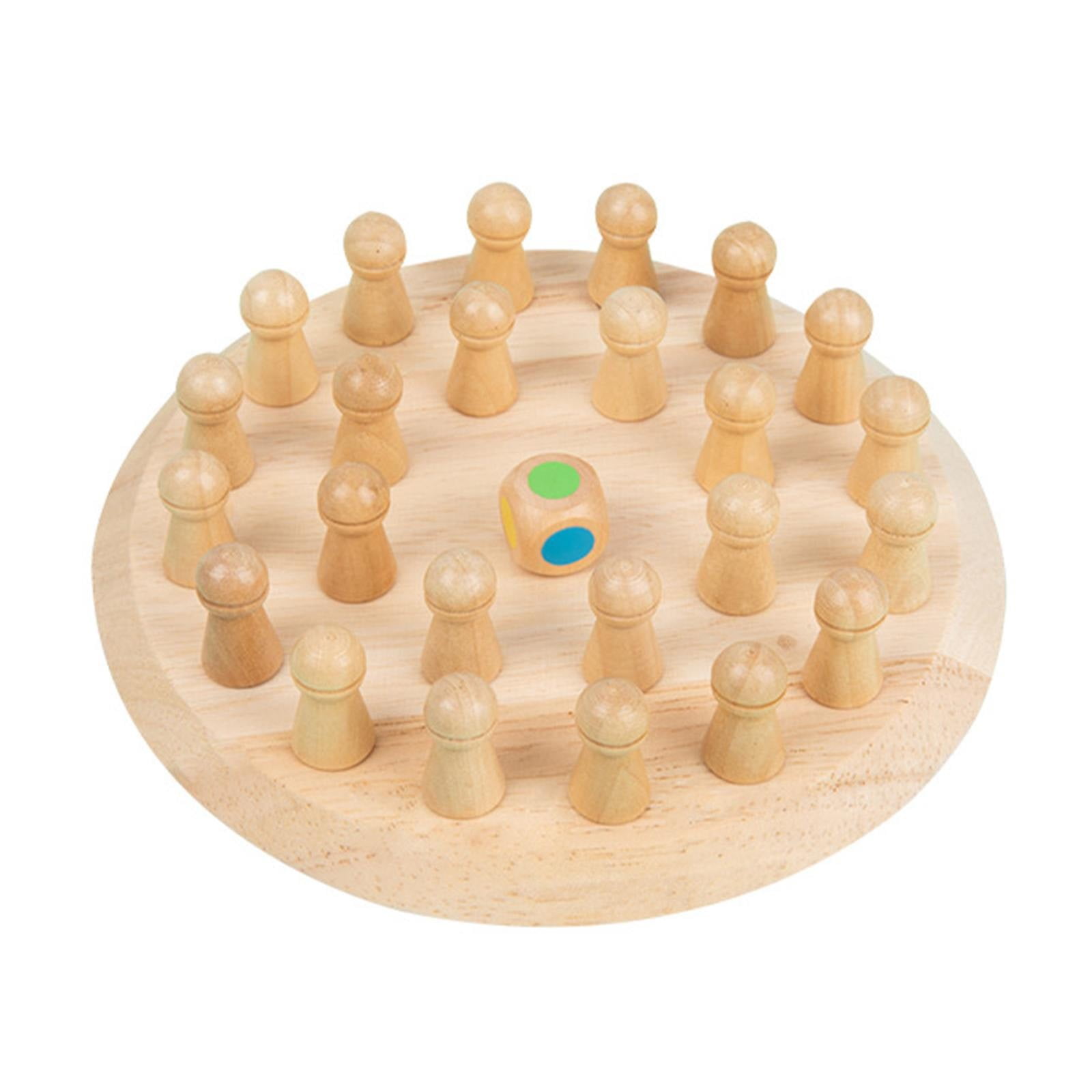 XUYAN Wooden Memory Chess Kids Matchstick Chess Color Ability Toy ...