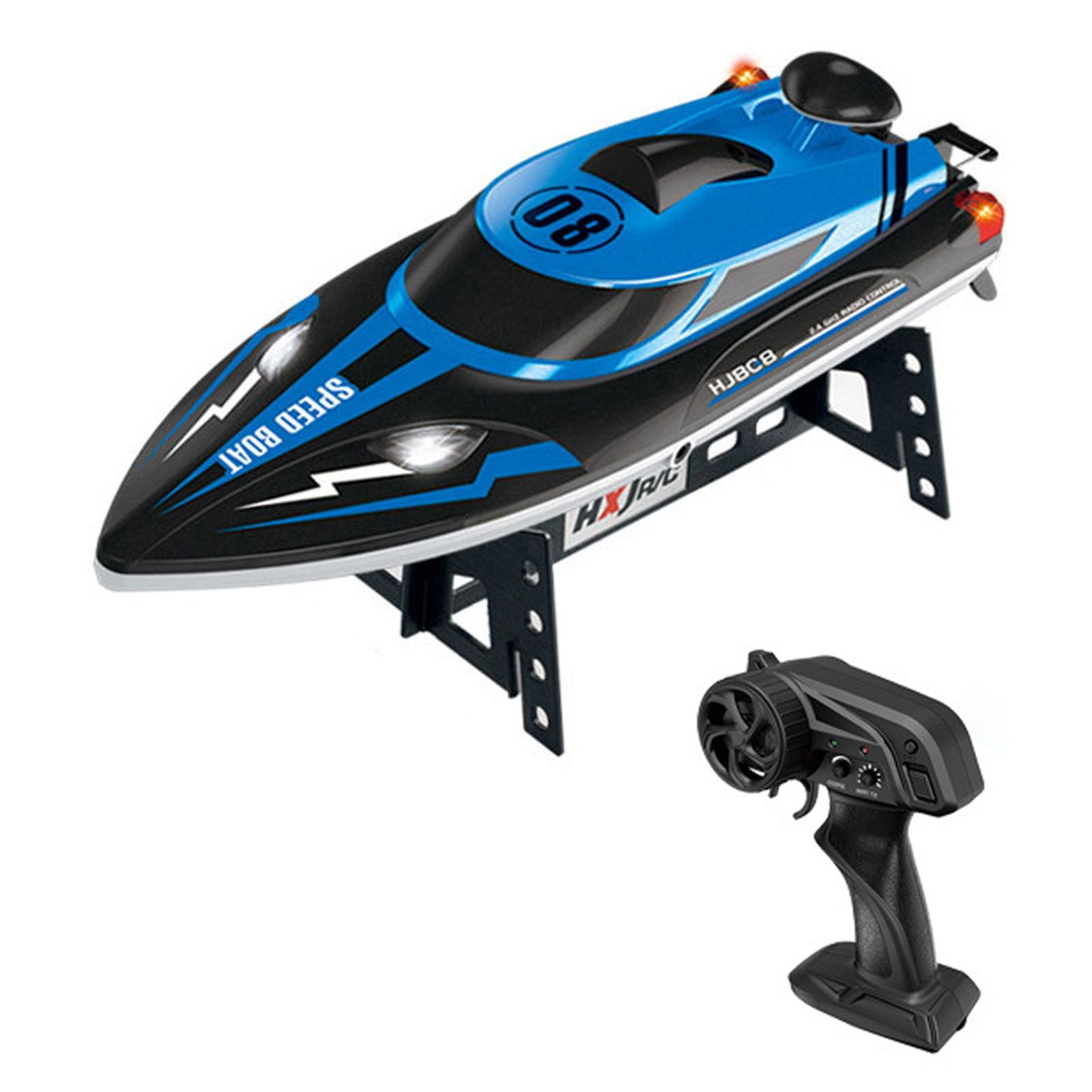 XUYEEYUAN Remote Control Ship Speedboat Water Toy Boat Light Speed 25Km ...
