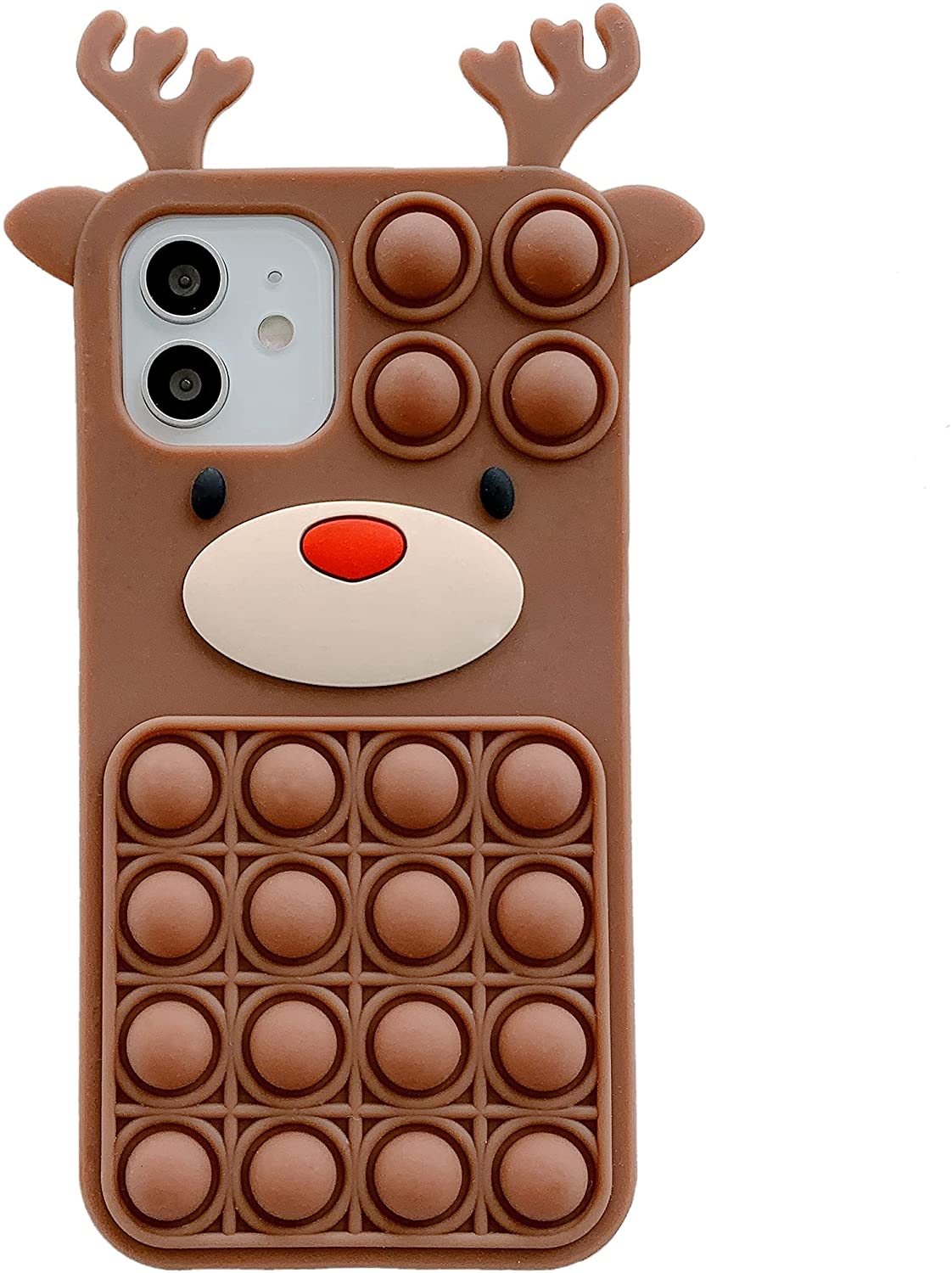 XUYIDAN Christmas Phone Case for iPhone 13 Case - Bubble Fidget Sensory ...