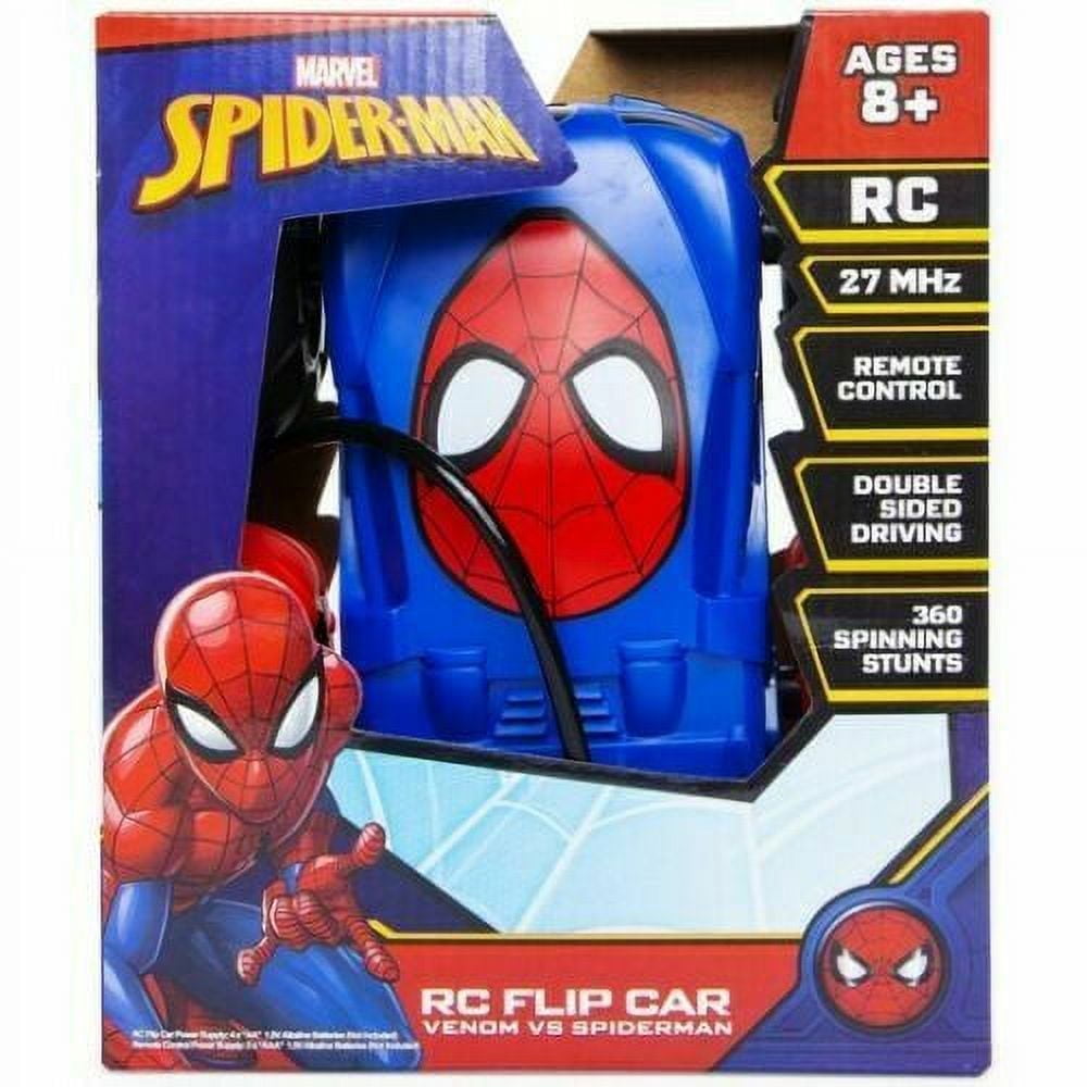 XVB Marvel Spiderman Vs Venom RC Flip Car 360° Spins Double-Sided ...