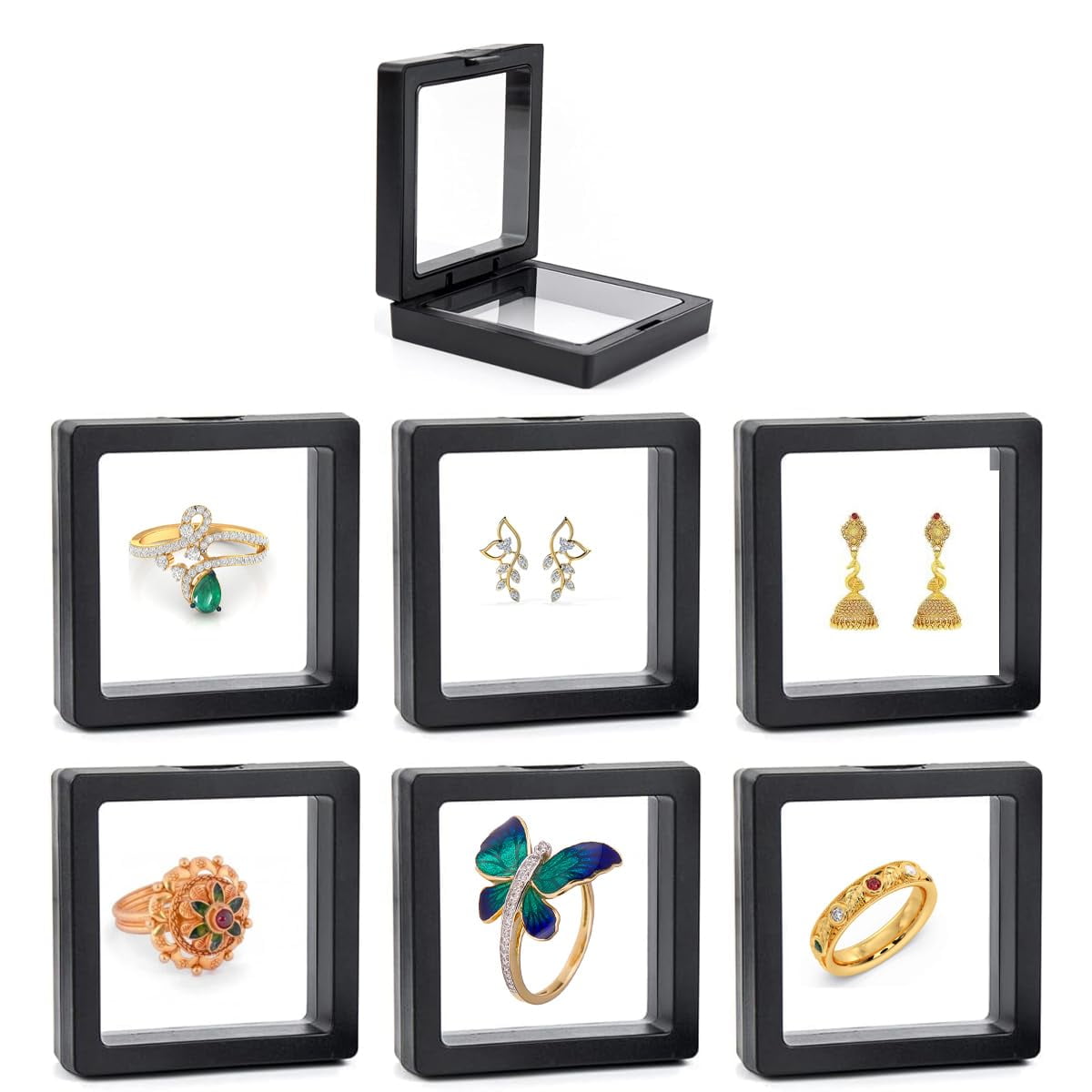 XVIA Dkriva Jewelry Storage Box Coin Display Case PE Film Transparent ...