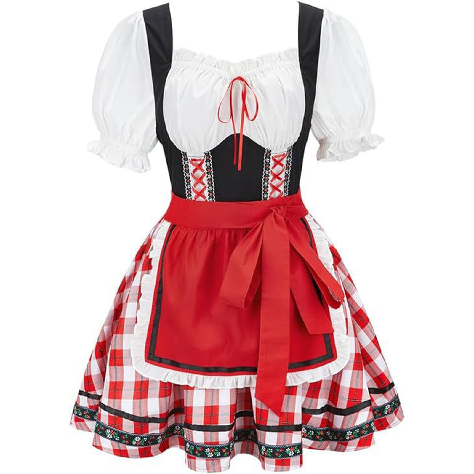 XVJRHAK Oktoberfest Costumes Outfits Dirndl Dress Traditional German ...