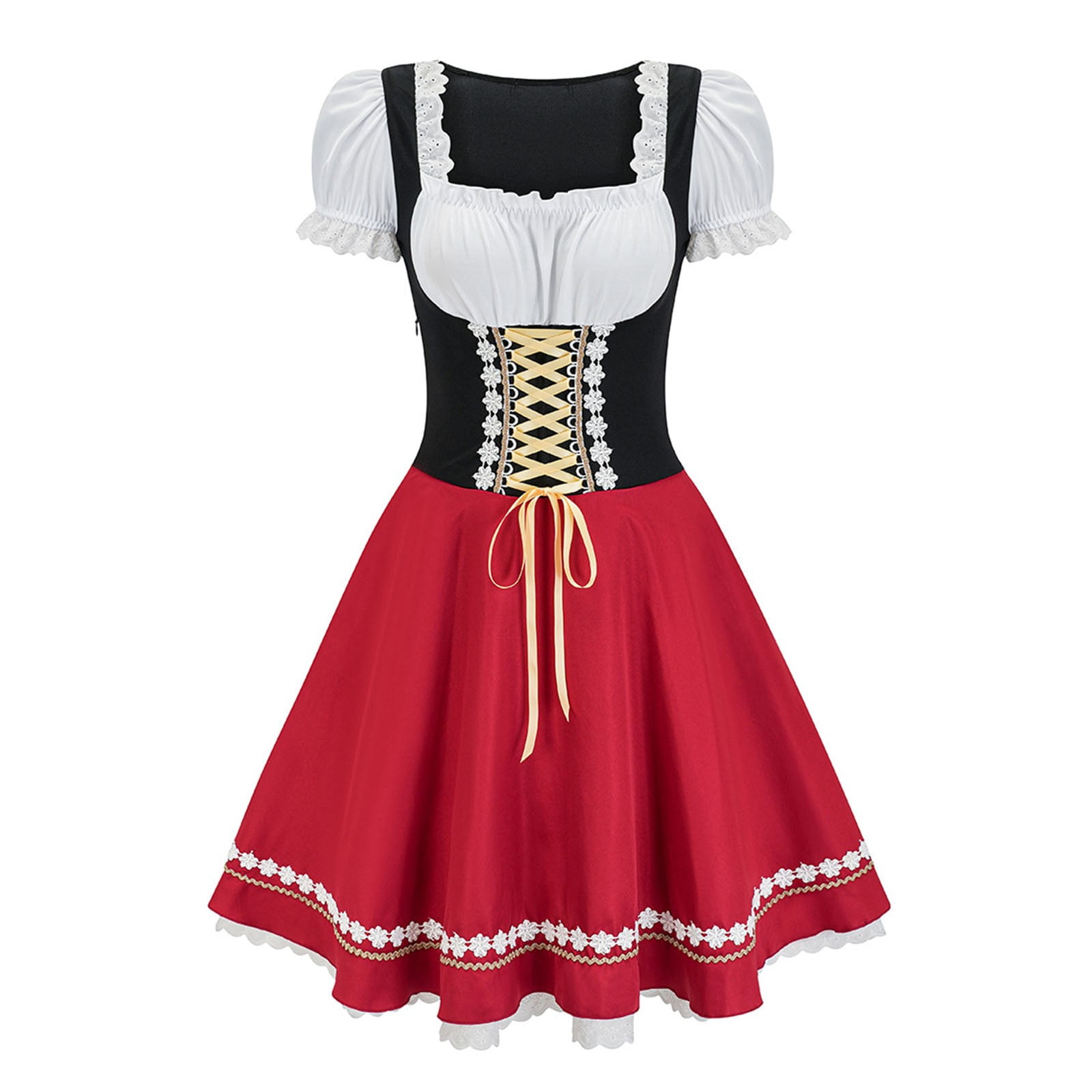 XVJRHAK Oktoberfest Dress Women Oktoberfest Costumes Outfits Dirndl ...