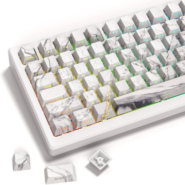 XVX PBT Keycaps - Shine Through Keycaps, Side Print Custom Keycaps 75 ...