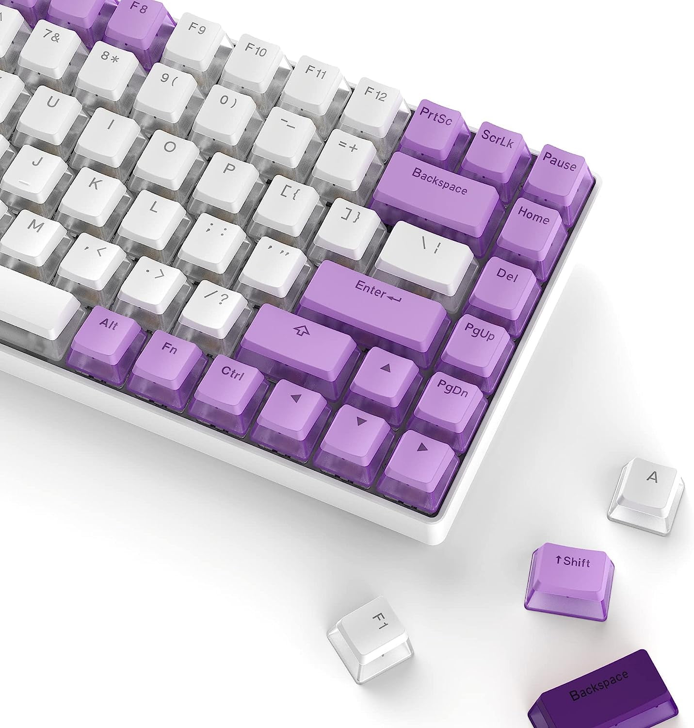 XVX Pudding Keycaps - PBT Keycaps, 165 Key Set keycaps 60 Percent ...