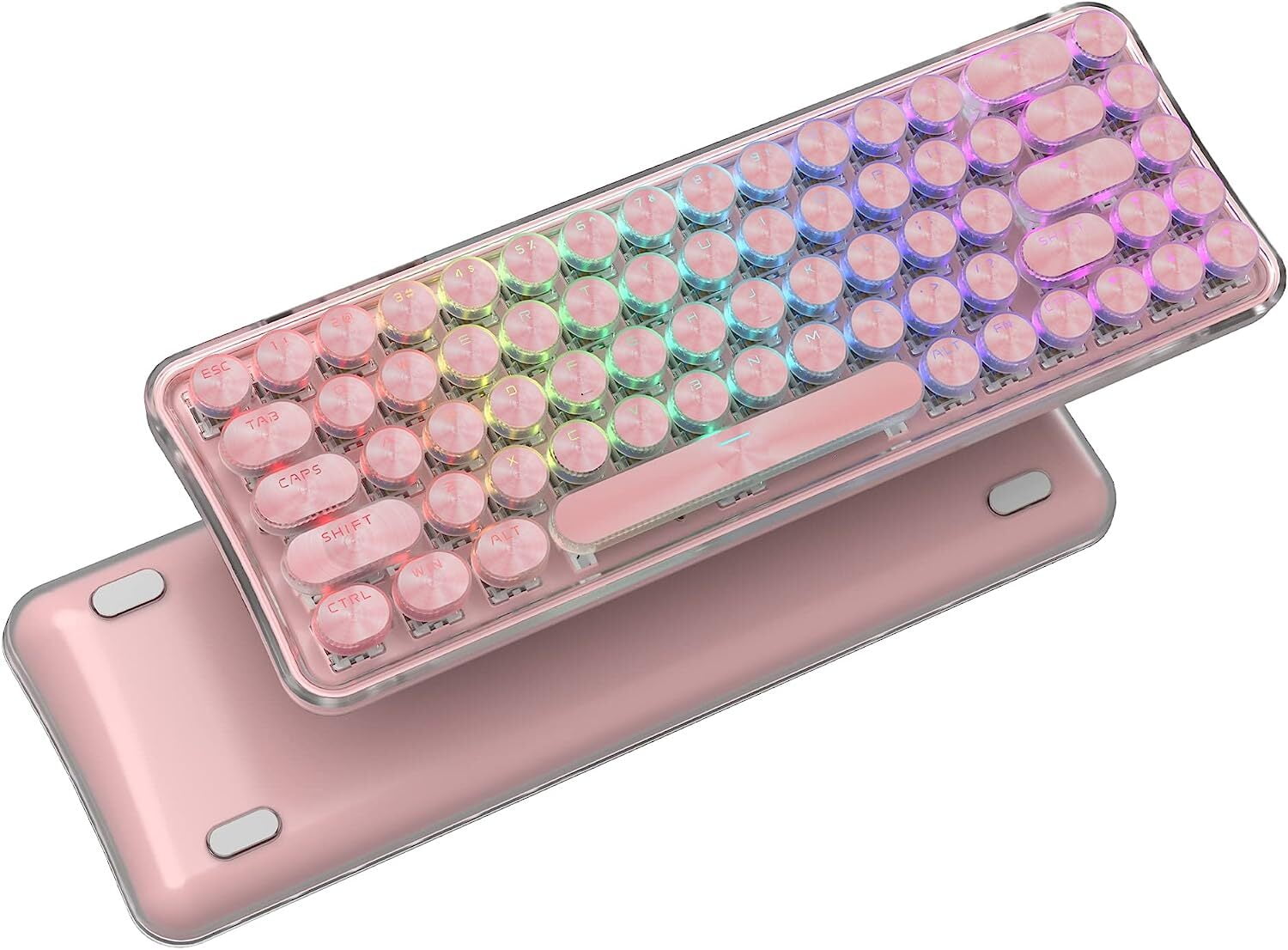 XVX Womier K68 Wireless Mechanical Keyboard 65%, RGB Backlit, 68 Keys ...