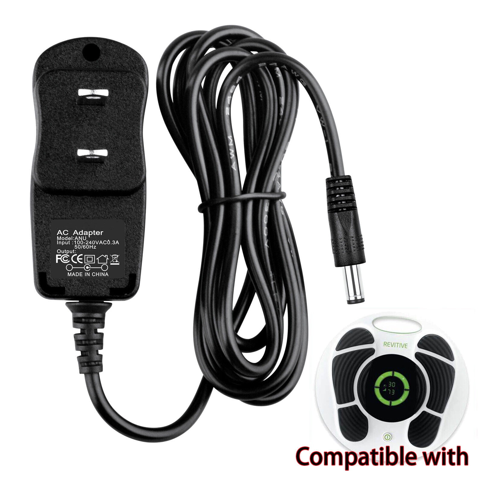 XWNV 5V 1A AC Adapter For Revitive Medic 2469MD Circulation Booster ...