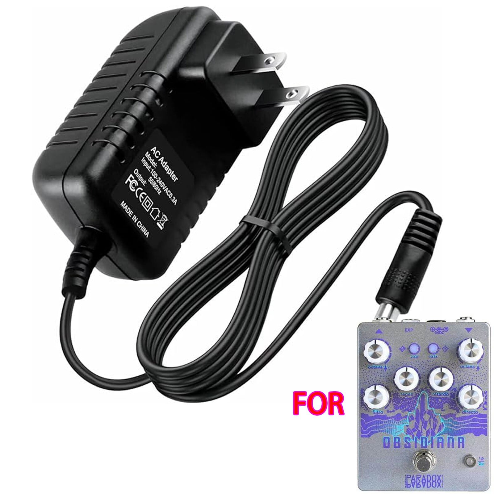 XWNV AC Adapter For Paradox Effects Obsidiana Octave Layering Engine Effect Pedal PSU - Walmart.com