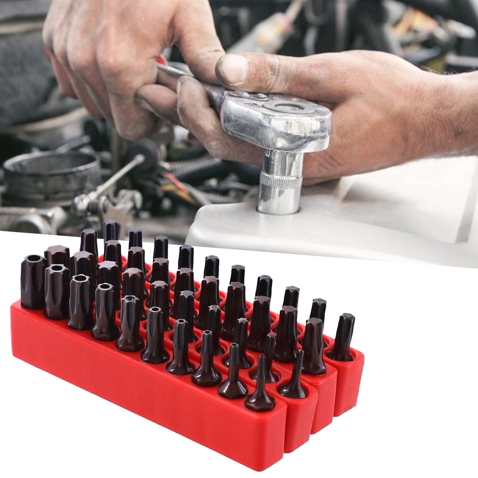 XWQ 10Pcs T6-T40 S2 1/4 inch Torx Screwdriver Bits Hex Shank Anti ...