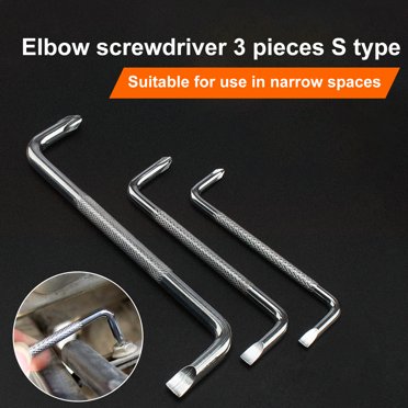 Hyper Tough 2-Piece Offset Screwdrivers with Phillips and Slotted, 5009 ...