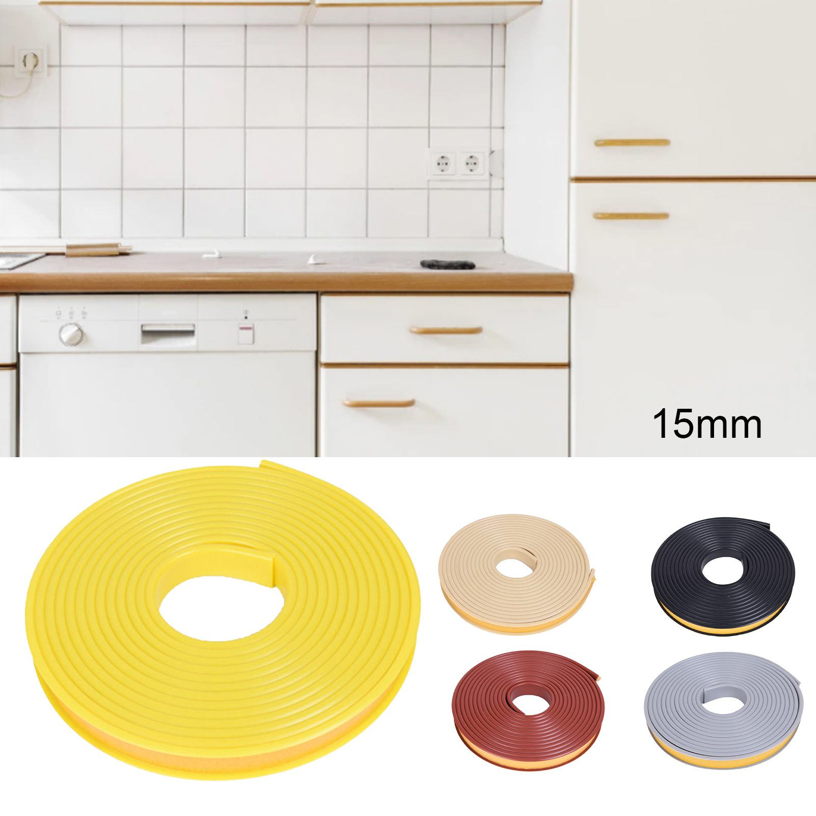 XWQ 5m Self-adhesive Edge Cushion Eco-friendly High Adaptability 15mm U ...