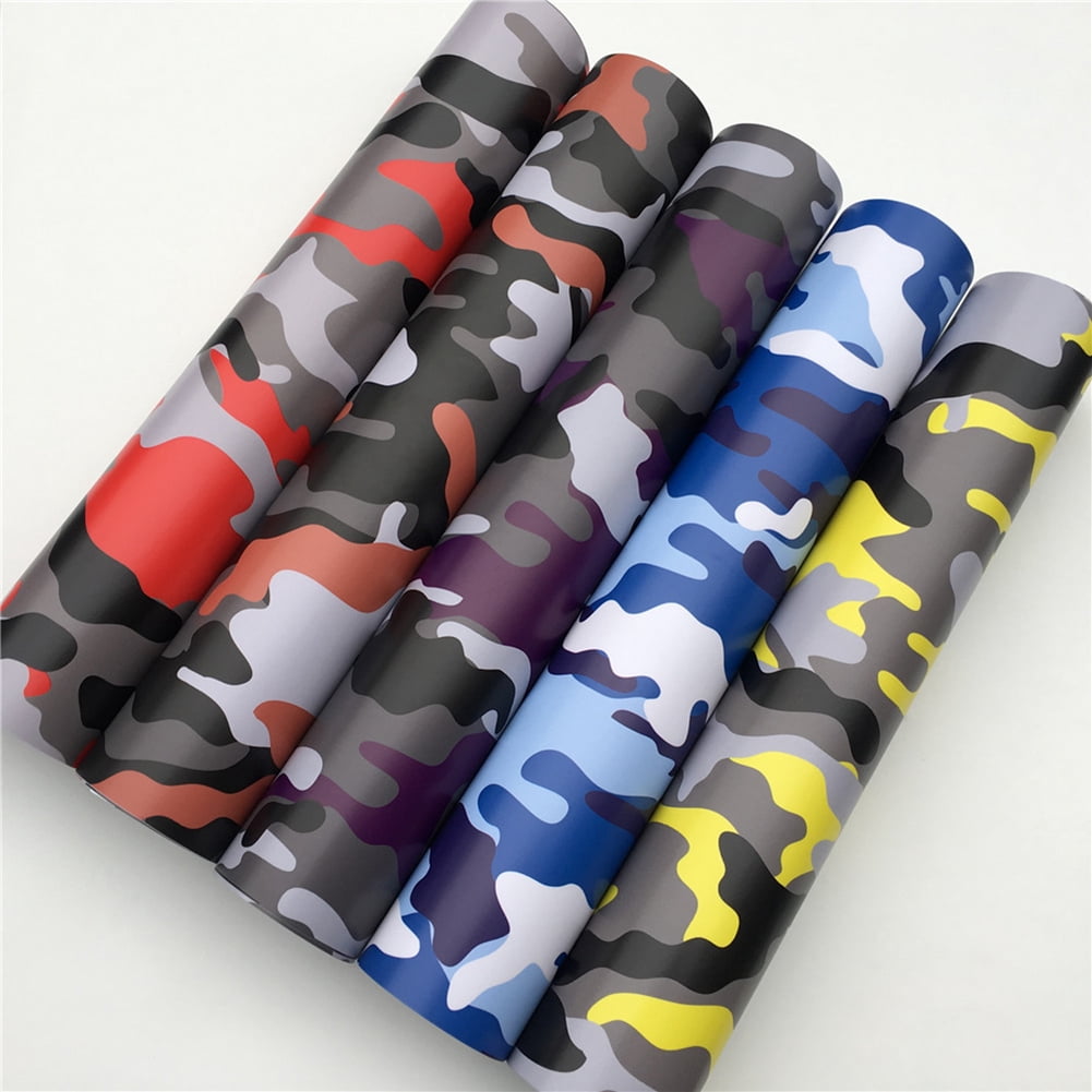 XWQ Car Motorcycle Bike Camouflage Color Graffiti Adhesive Modification ...