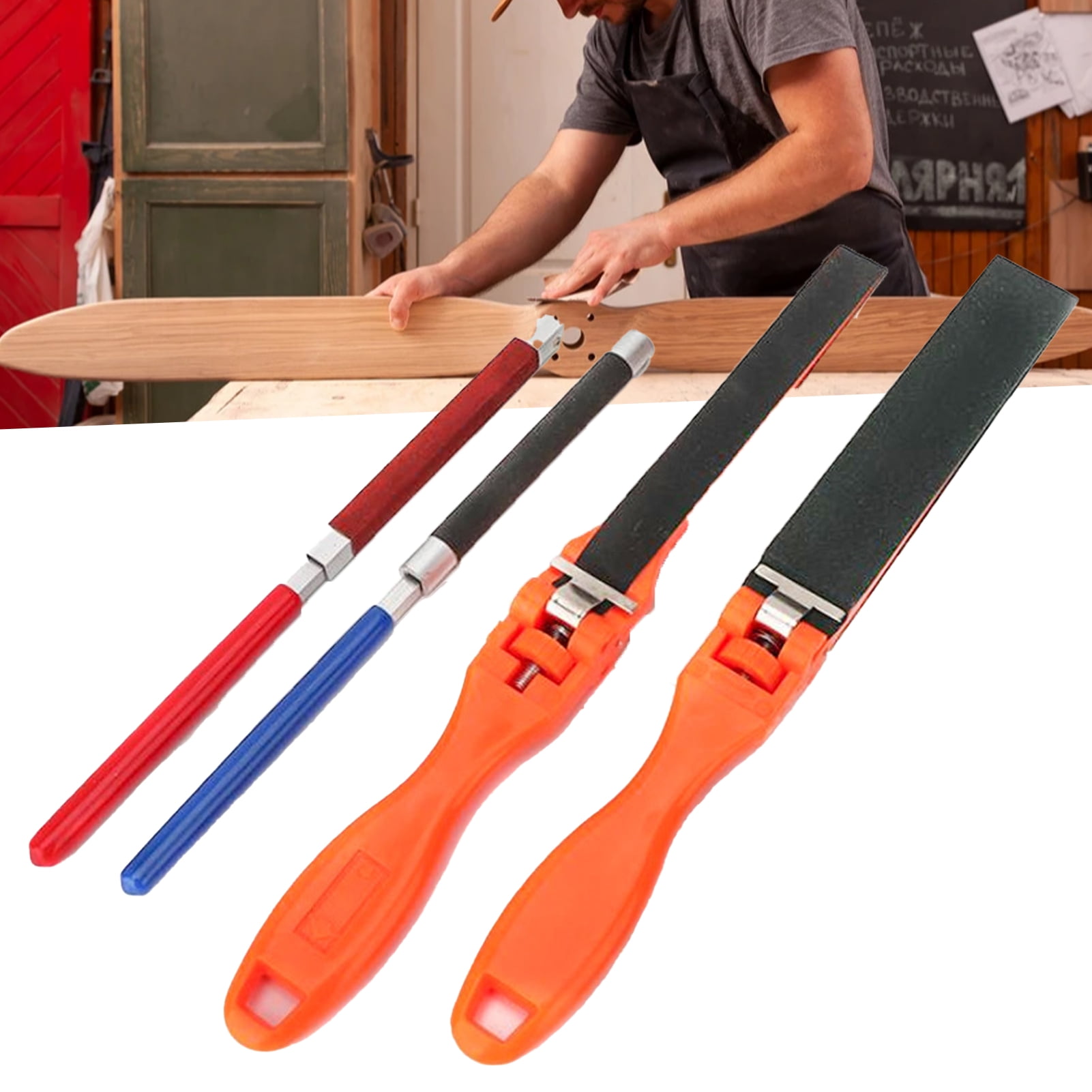 XWQ Practical Sandpaper Holder Flat/Square/Semicircle Rust Removal ...