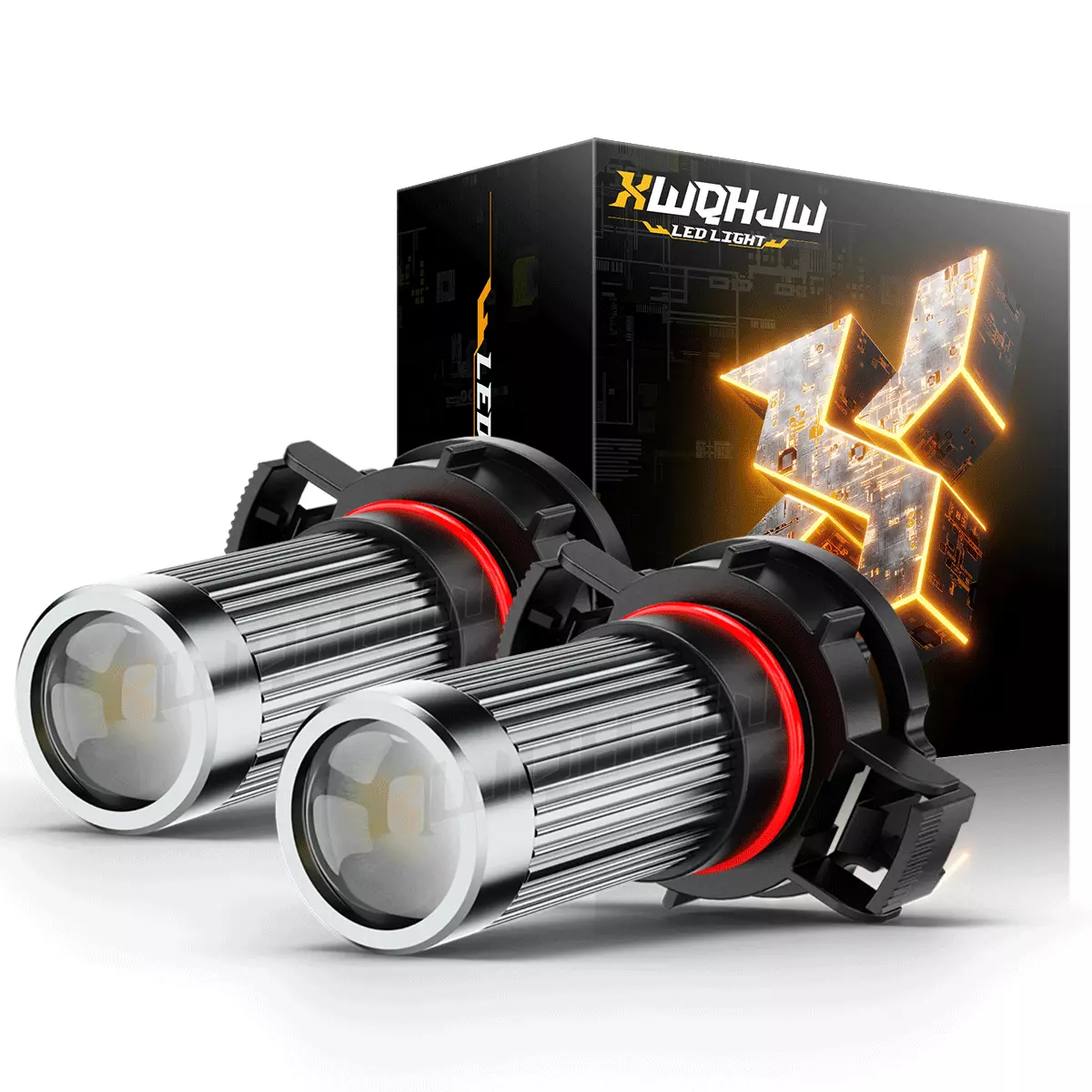 XWQHJW 5202 2504 LED Fog Light Bulb Conversion Kit White 30W 4500LM ...