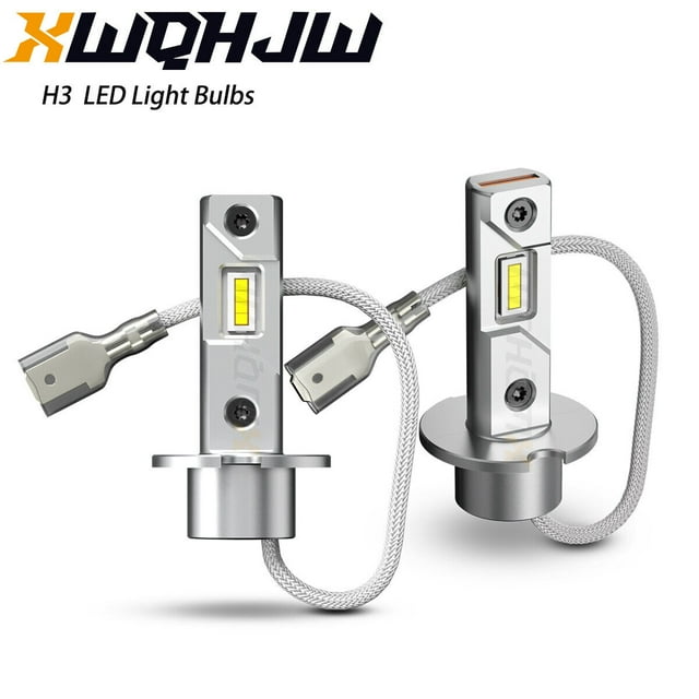 XWQHJW H3 LED Fog Light Bulb Conversion Kit Super Bright White DRL Lamp ...