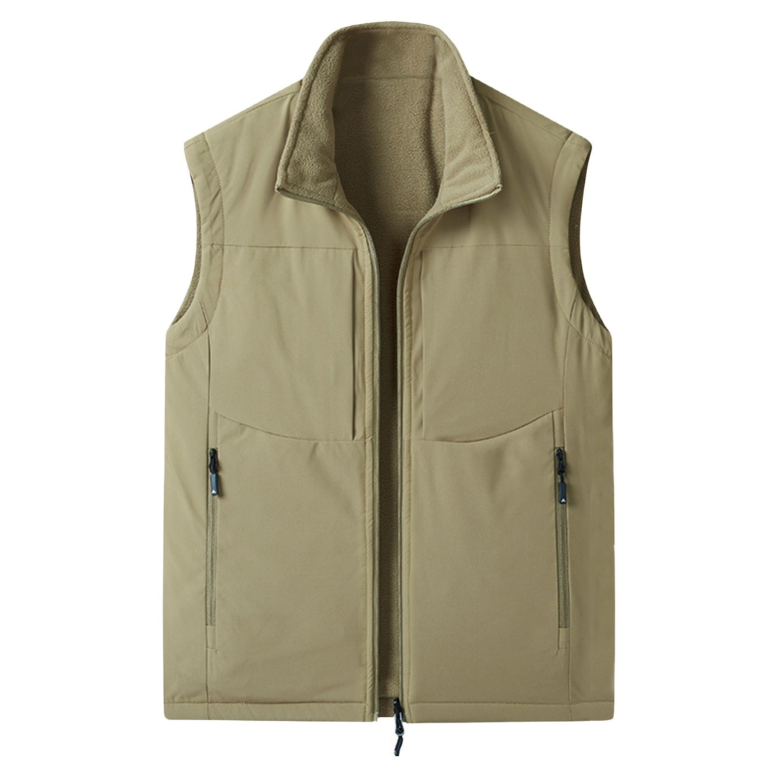 XWSHYW Men Clothes In Mens Work Jacket Standing Collar Multiple Pockets ...