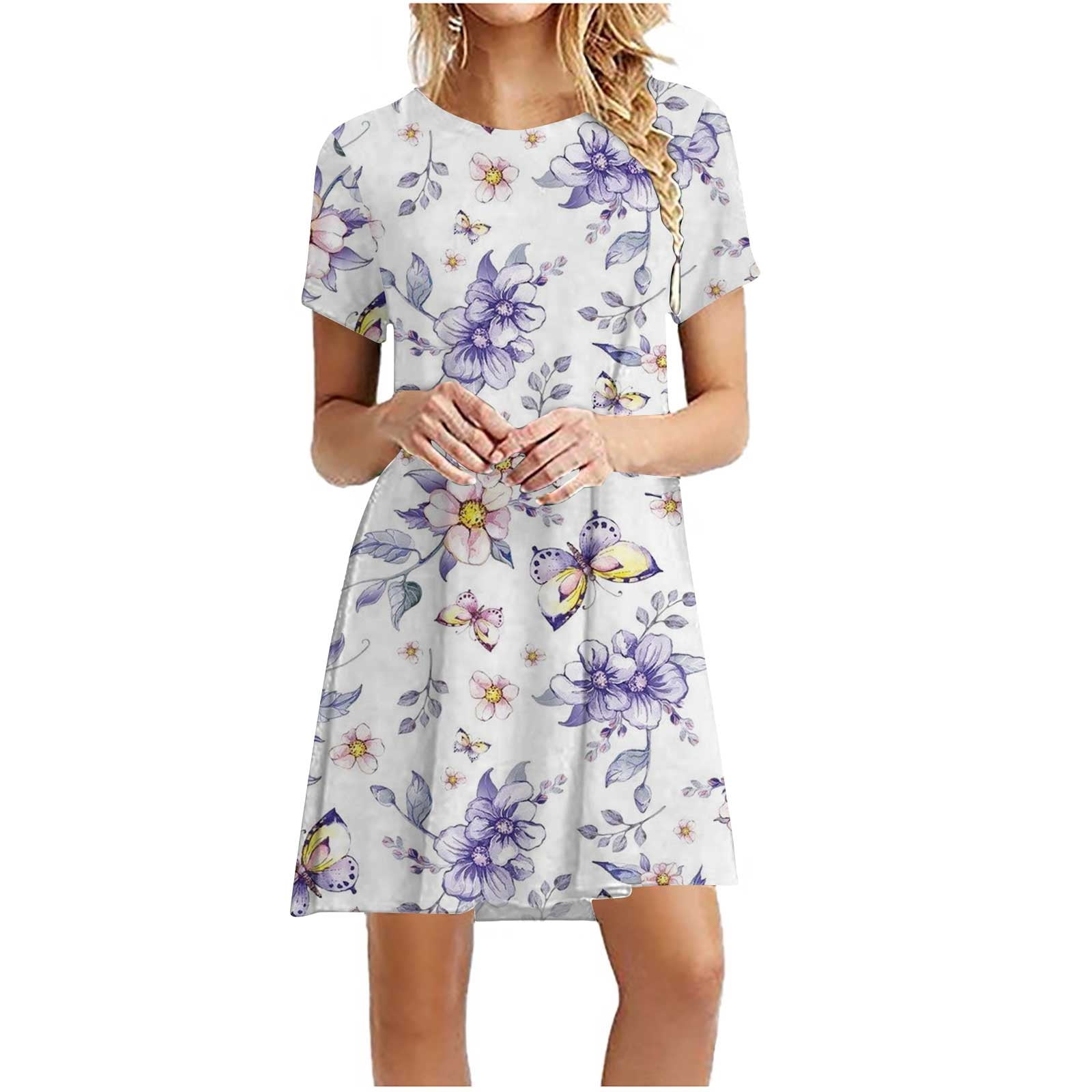 XWSHYW Spring Dresses for Women 2025 Plus Size Dress for Women ...