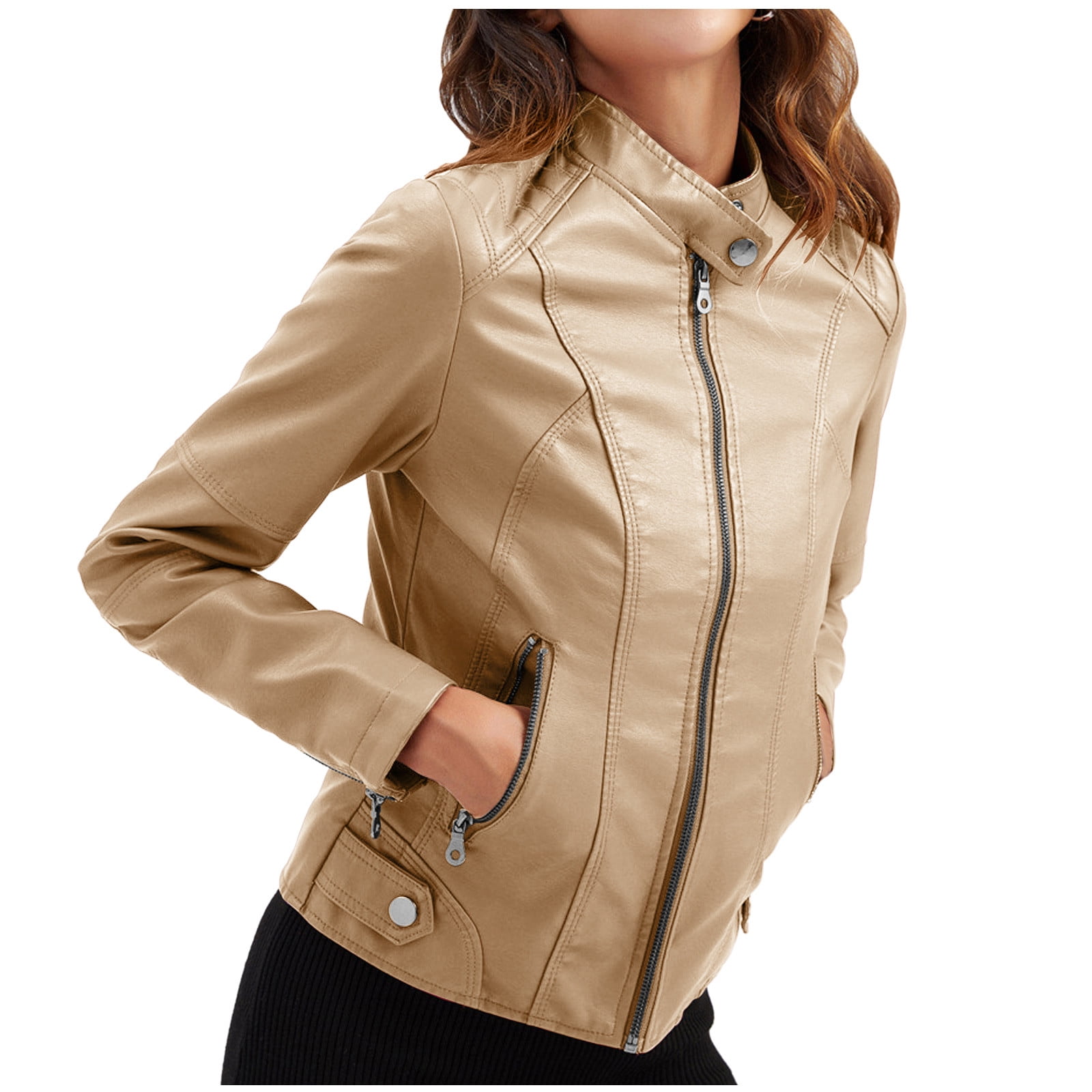 XWSHYW Women Coats Clearance Under 25.00 Fashion Solid Color Loose Fit ...