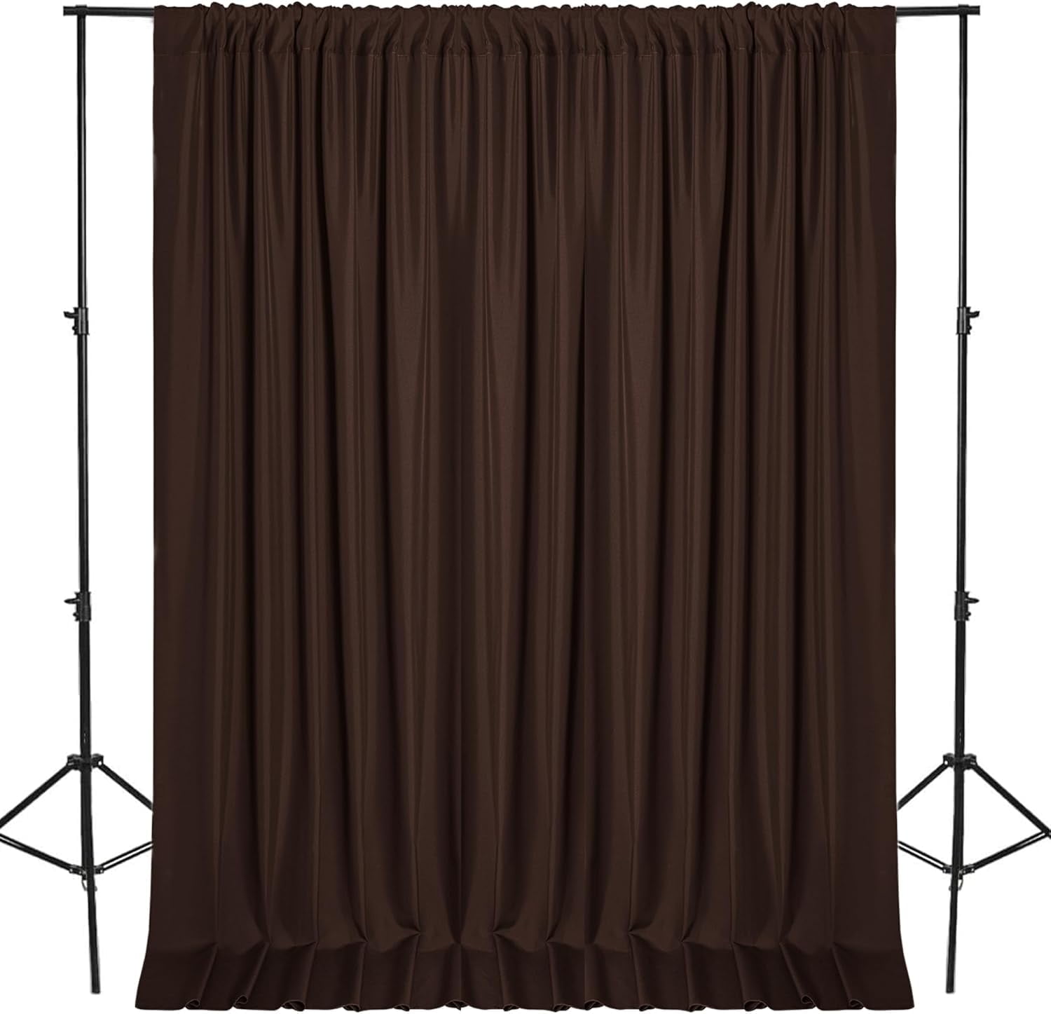 XWZO Brown Sliding Glass Door Curtains Pack of 2 for Parties, Soft ...