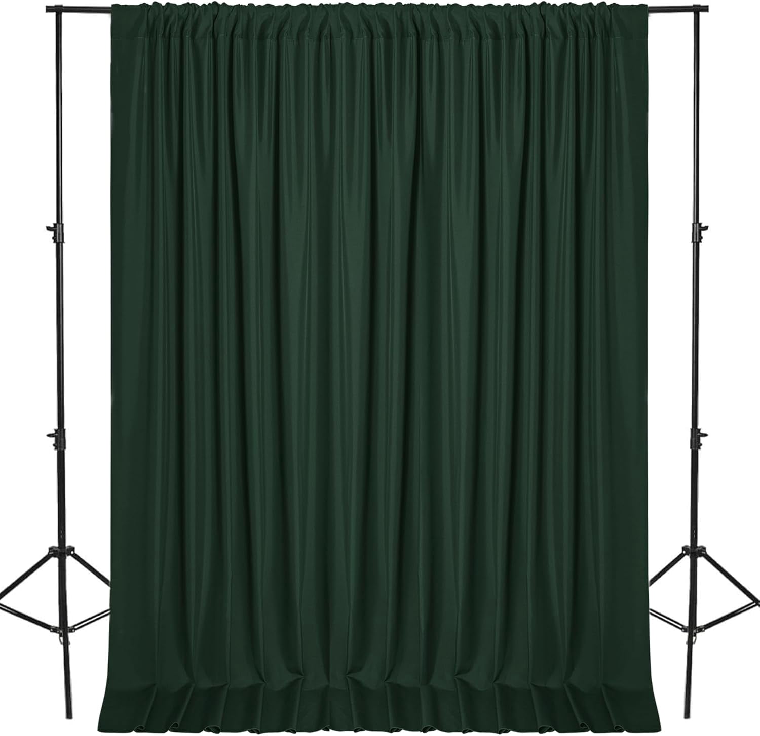 XWZO Hunter Green Backdrop Curtains for Parties, Photography Backdrop ...