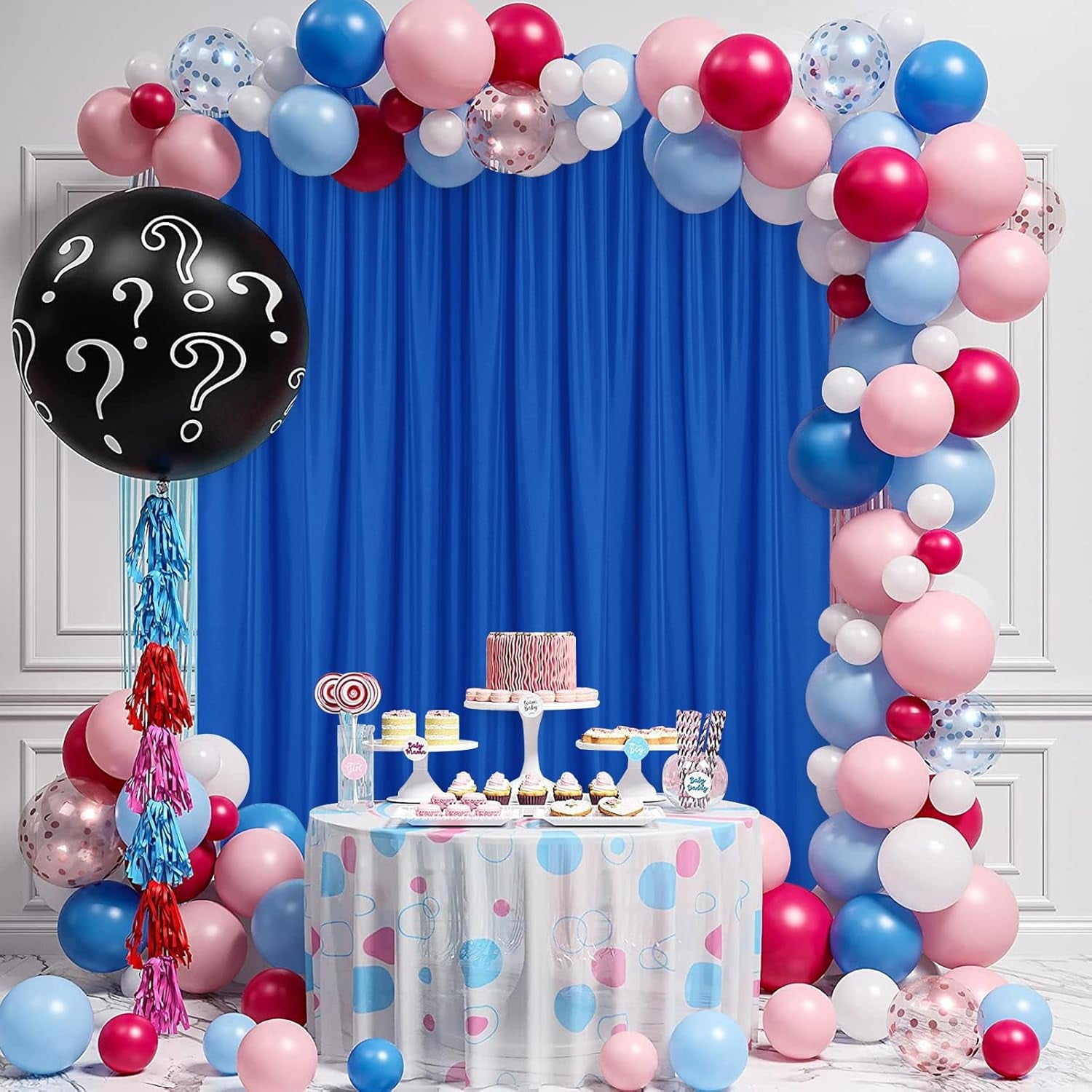 XWZO Neon Blue Curtains 2 Panels for Patio, Lightweight Room Darken ...