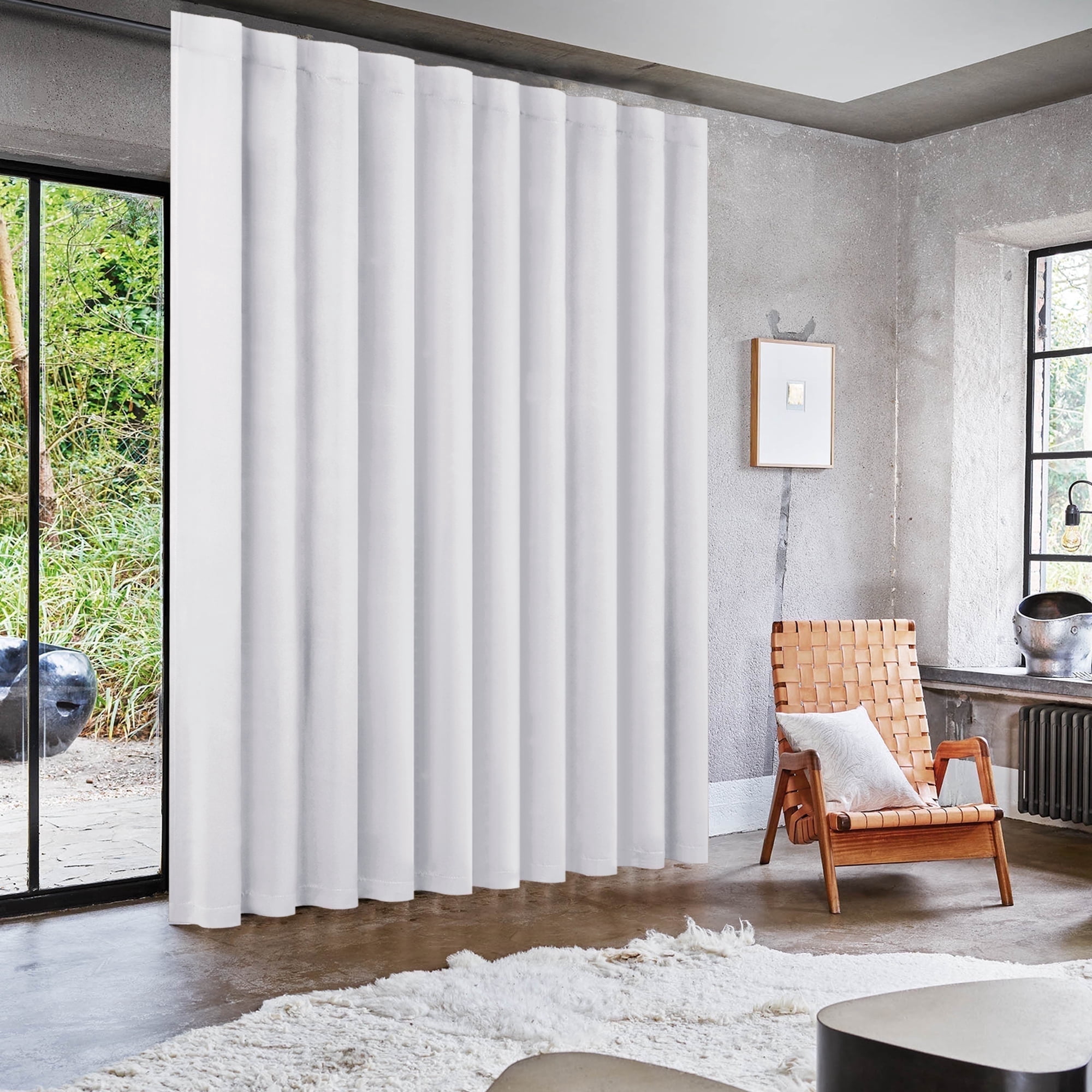 XWZO 120x96 Patio Sliding Door Curtains 1 Panel, Extra Wide Curtains ...
