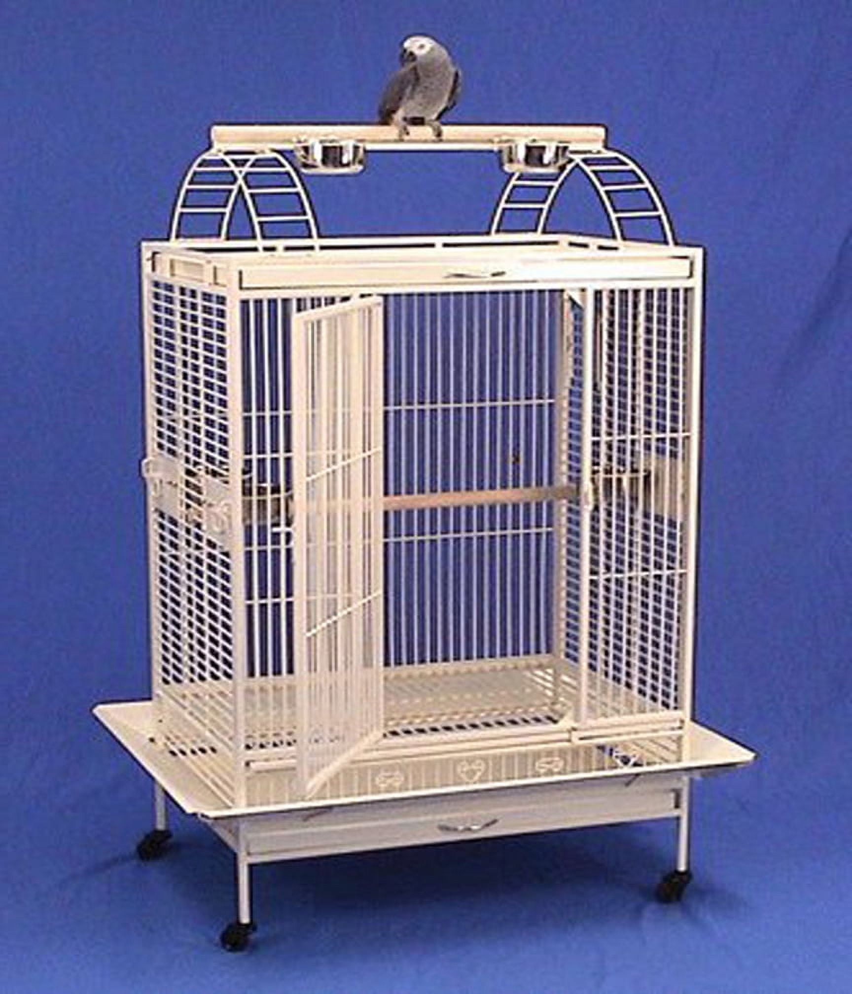 XX-Large 40"L x 30"W x 71" H Deluxe Extra Strong Wrought Iron Castle ...