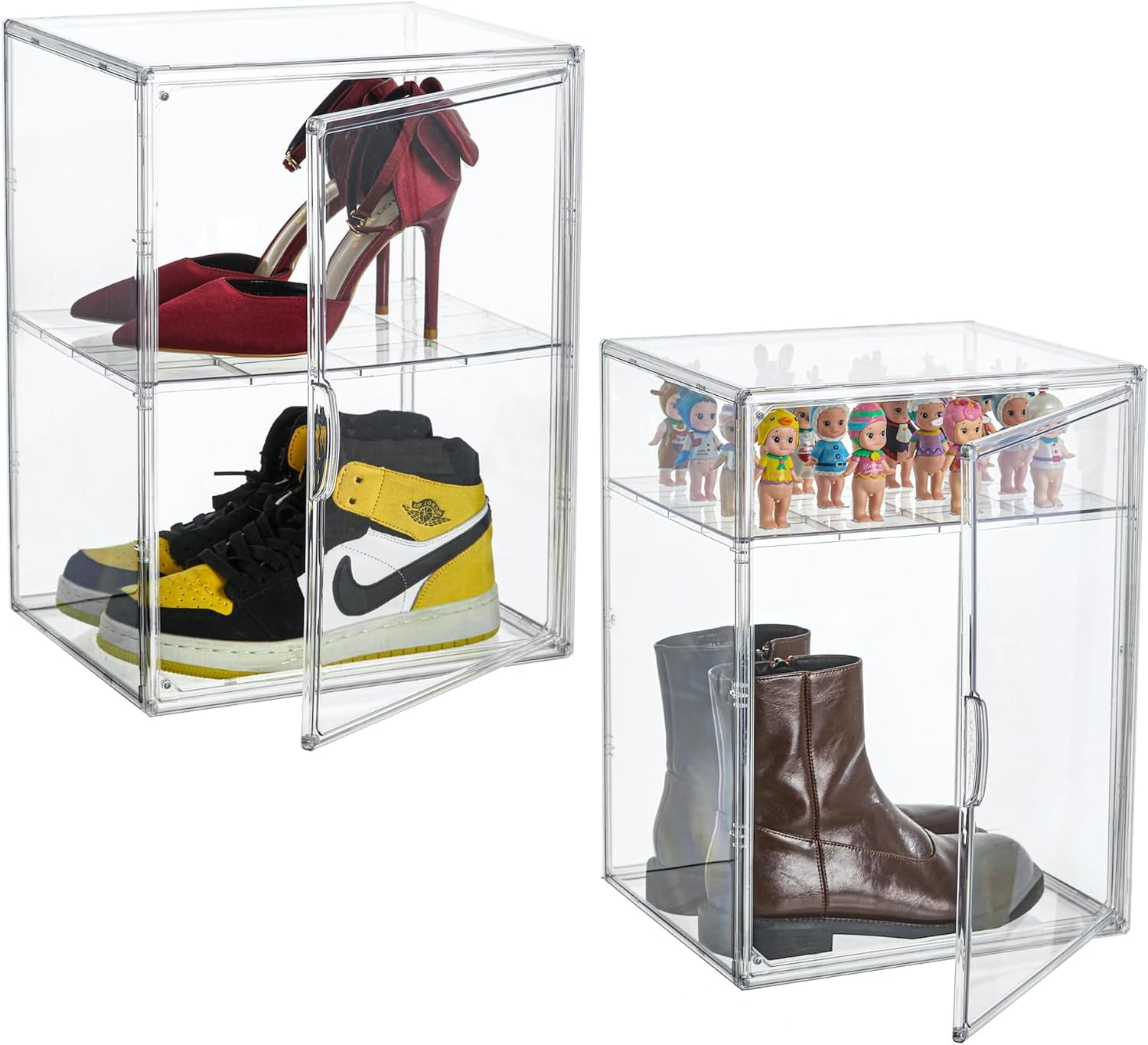 XX-Large Shoe Storage Boxes, Boot Shoe Box Organizers with an ...