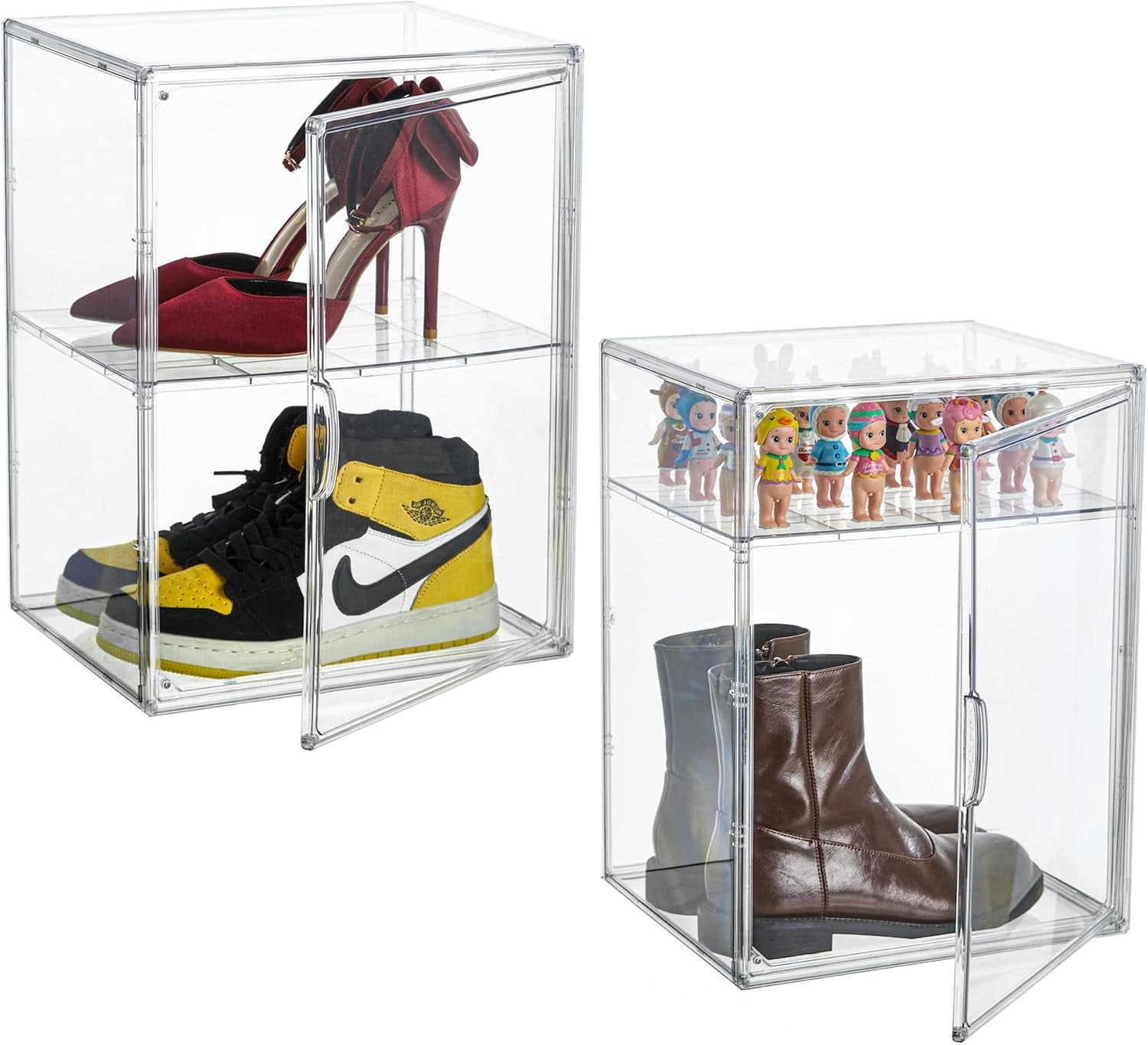 XX-Large Shoe Storage Boxes, Boot Shoe Box Organizers with an ...