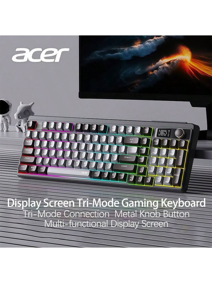 XX OKW 222 Tri-Mode Keyboard With Smart Battery Display, Wired ...