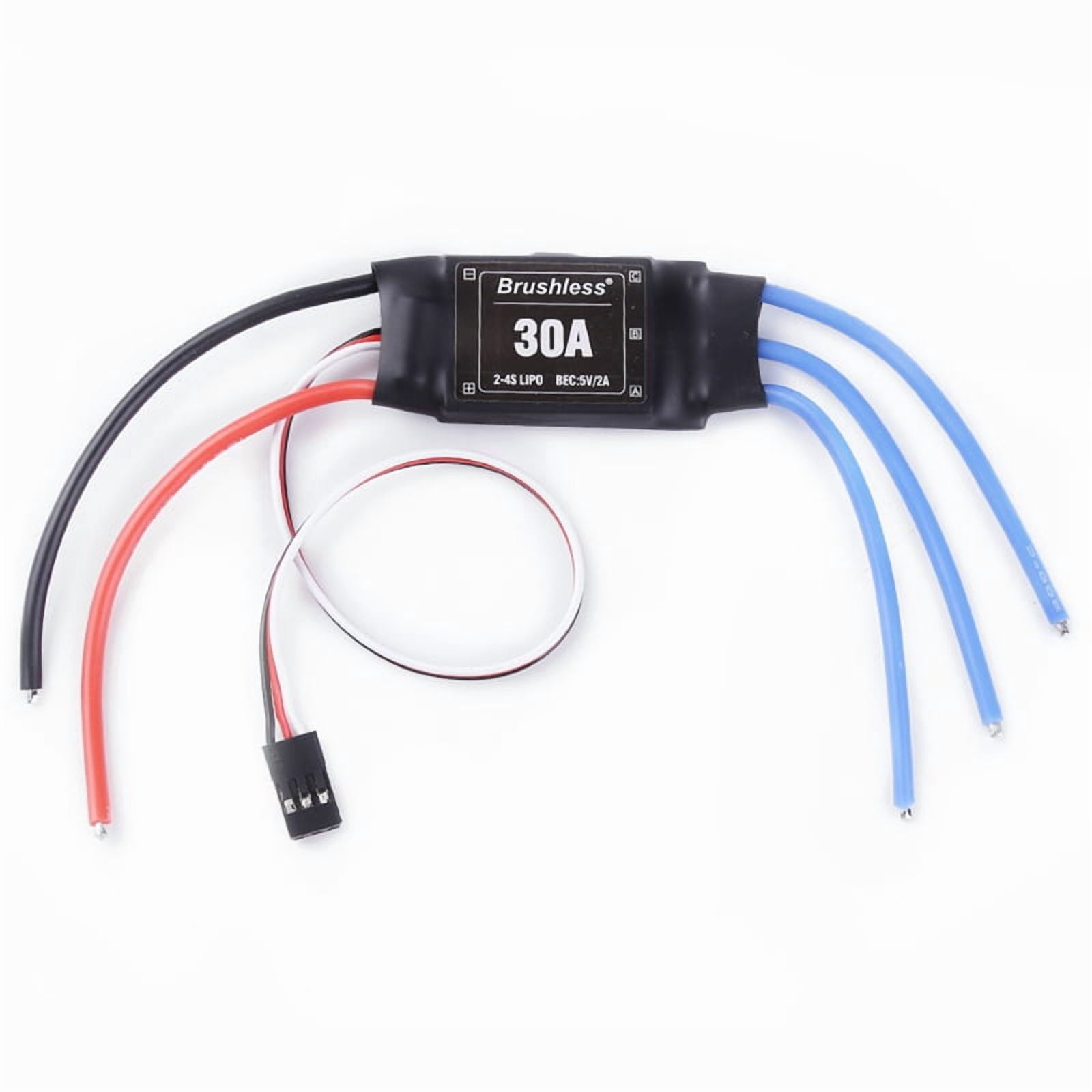 XXD Brushless 30A ESC 2-4S Electric Speed Controller with 5V 2A BEC for RC Multicopter ...