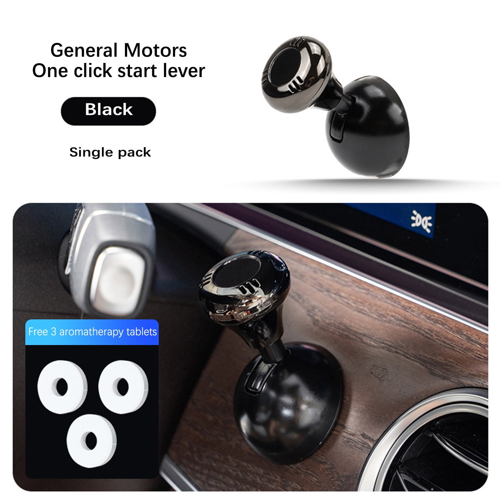 XXENSEN Car Push to Start Button Rocker,Joystick Full Metal Ball-Bar ...